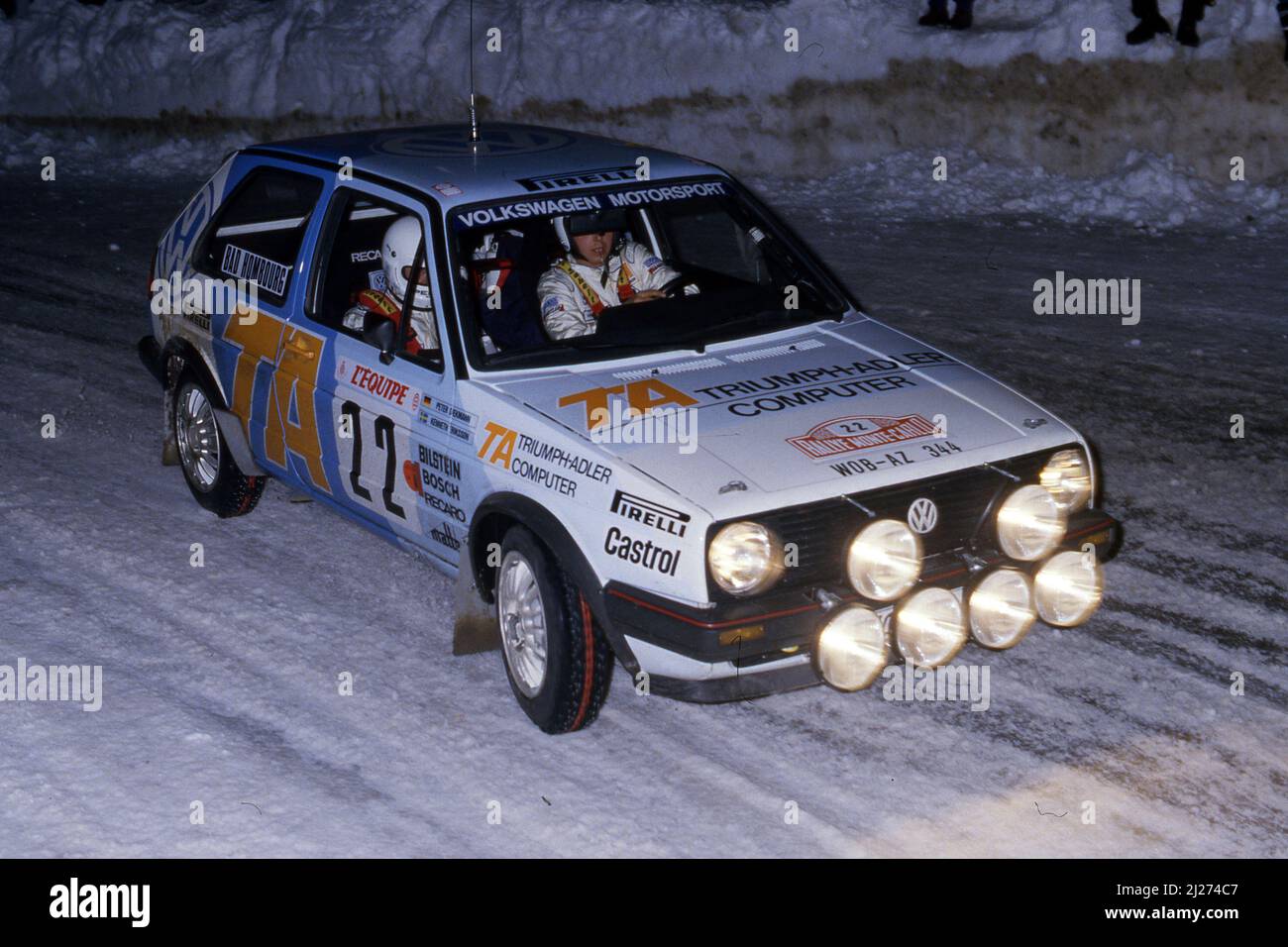 Kenneth Eriksson (SWE) Peter Diekmann (GER) Volkswagen Golf Gti GrA ...