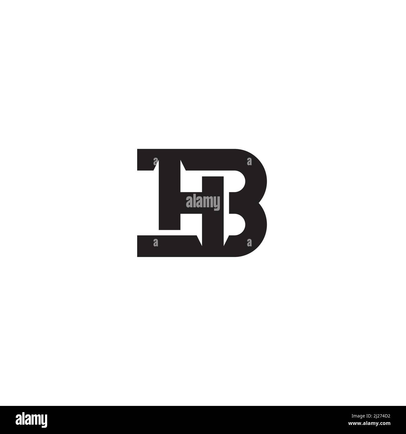 Letter hb logo Black and White Stock Photos & Images - Alamy