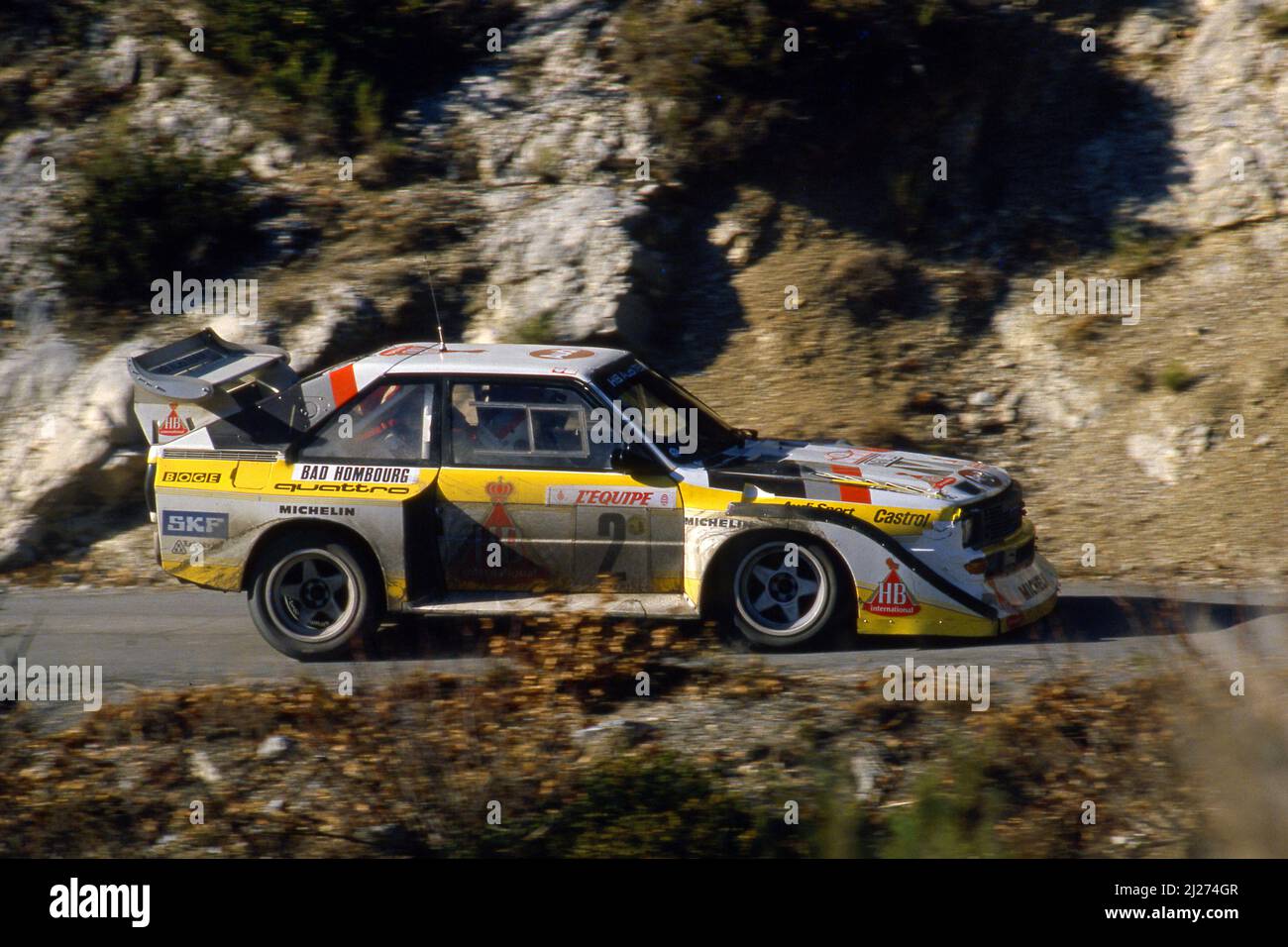 Walter Rohrl (GER) Christian Geistdorfer (GER) Audi Sport Quattro E2 ...