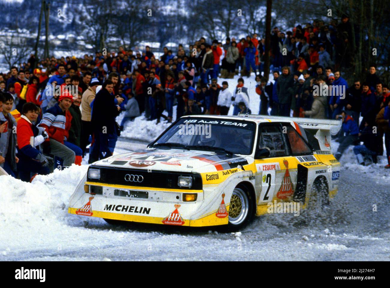 Walter Rohrl (GER) Christian Geistdorfer (GER) Audi Sport Quattro E2 ...