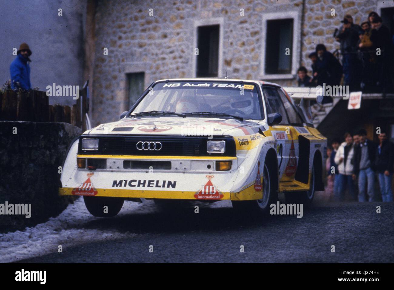 Walter Rohrl (GER) Christian Geistdorfer (GER) Audi Sport Quattro E2 ...