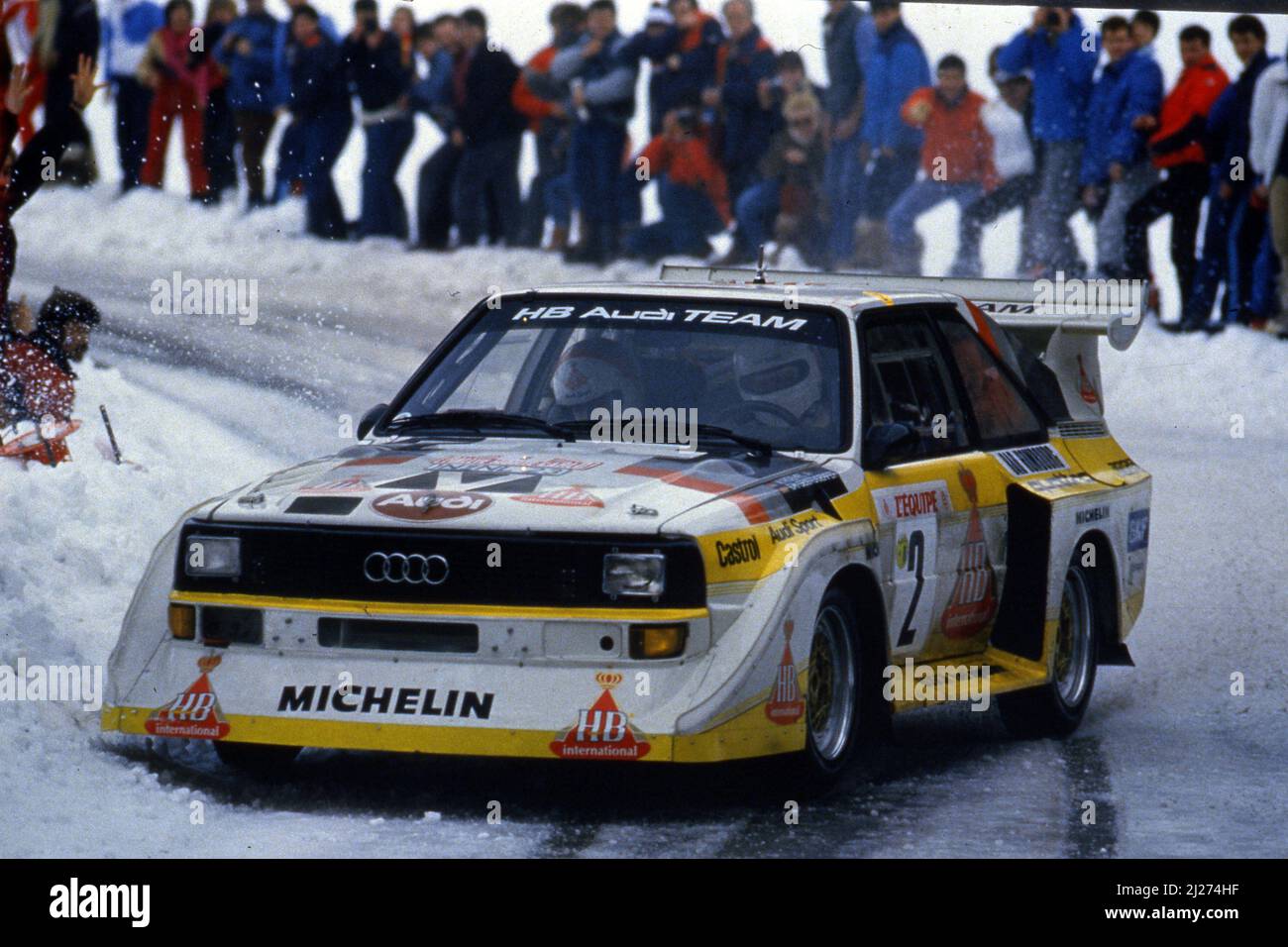 Walter Rohrl (GER) Christian Geistdorfer (GER) Audi Sport Quattro E2 ...
