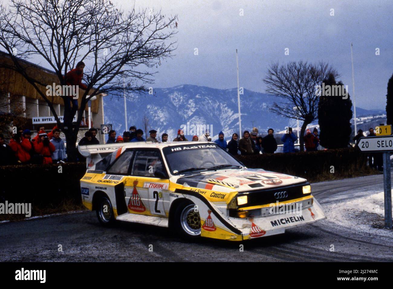 Walter Rohrl (GER) Christian Geistdorfer (GER) Audi Sport Quattro E2 ...