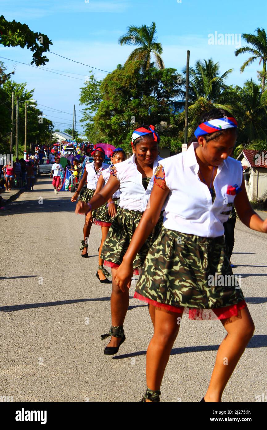 PUNTA GORDA, BELIZE - SEPTEMBER 10, 2015 St. George’s Caye Day ...