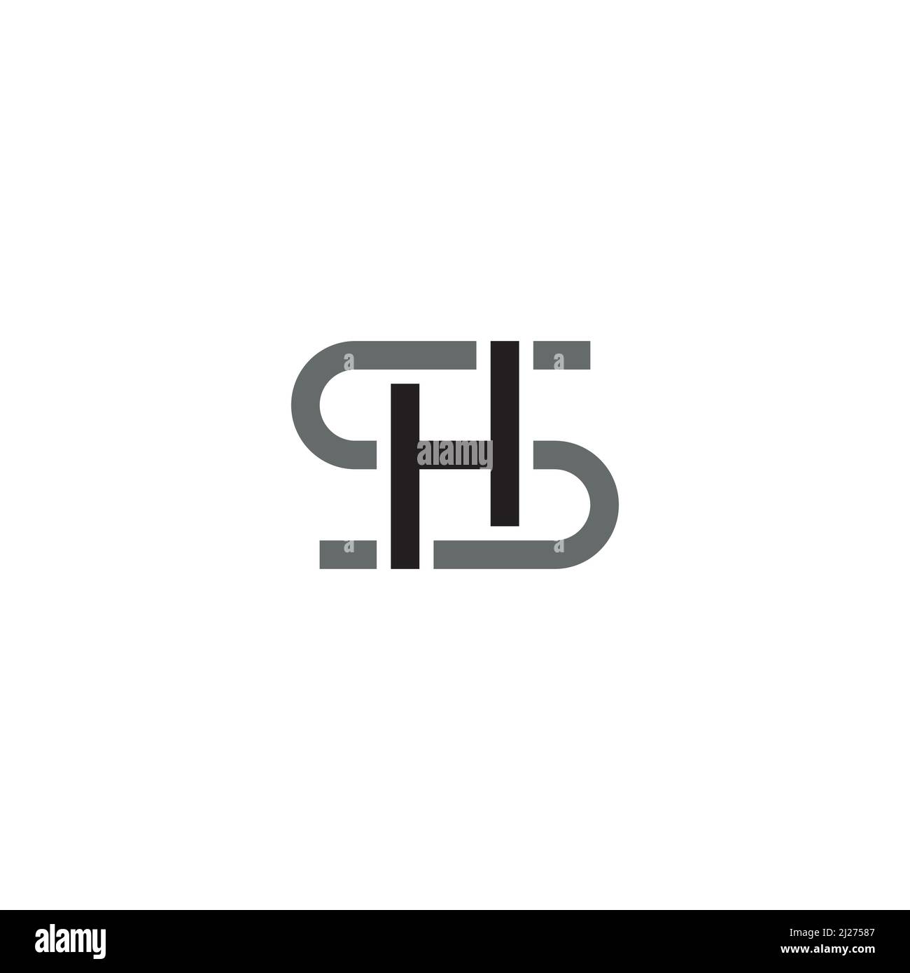 Letter SH or HS logo / icon design Stock Vector Image & Art - Alamy