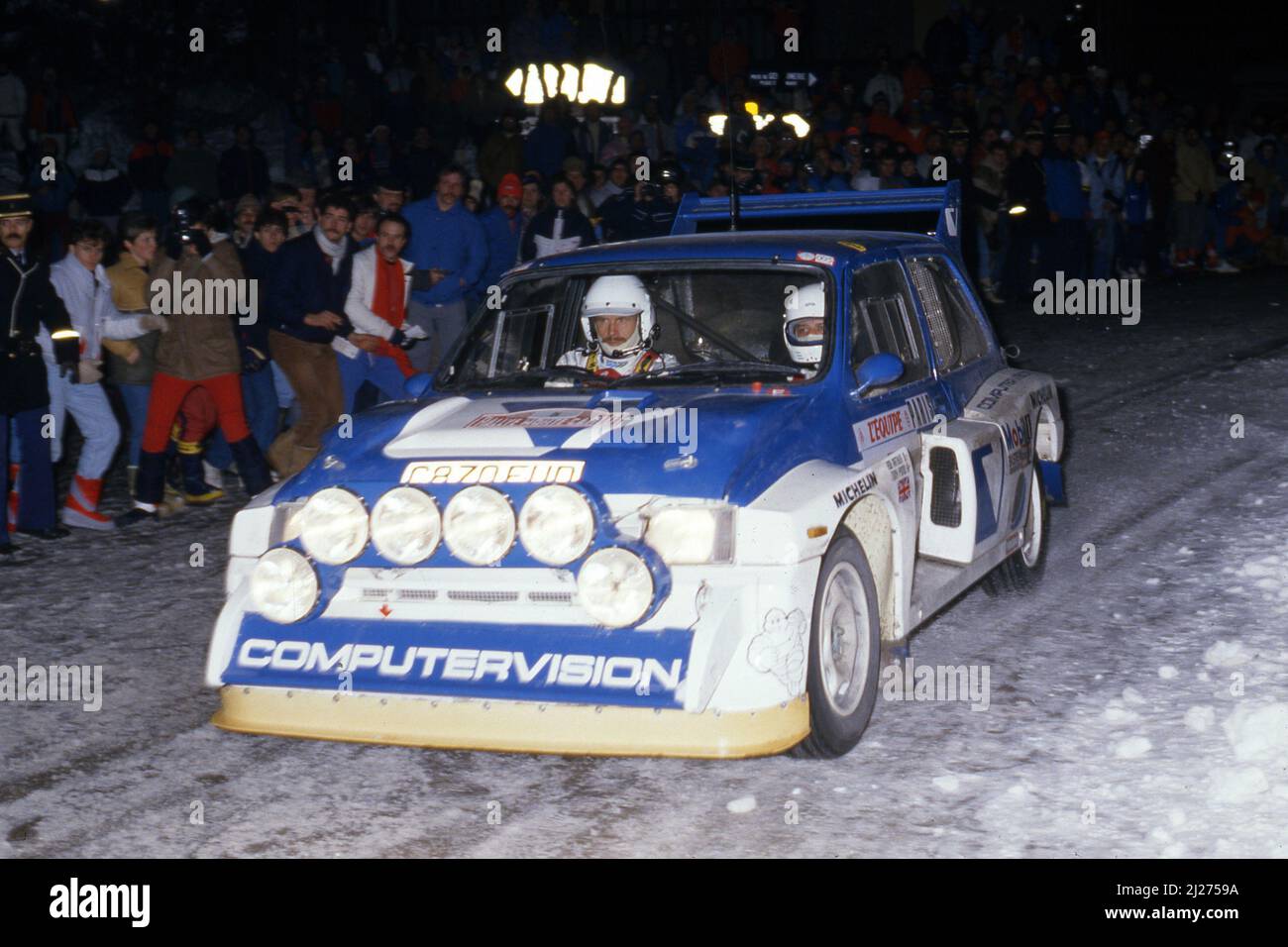 Tony Pond (GBR) Rob Arthur (GBR) Austin Rover MG Metro 6R4 GrB Austin ...