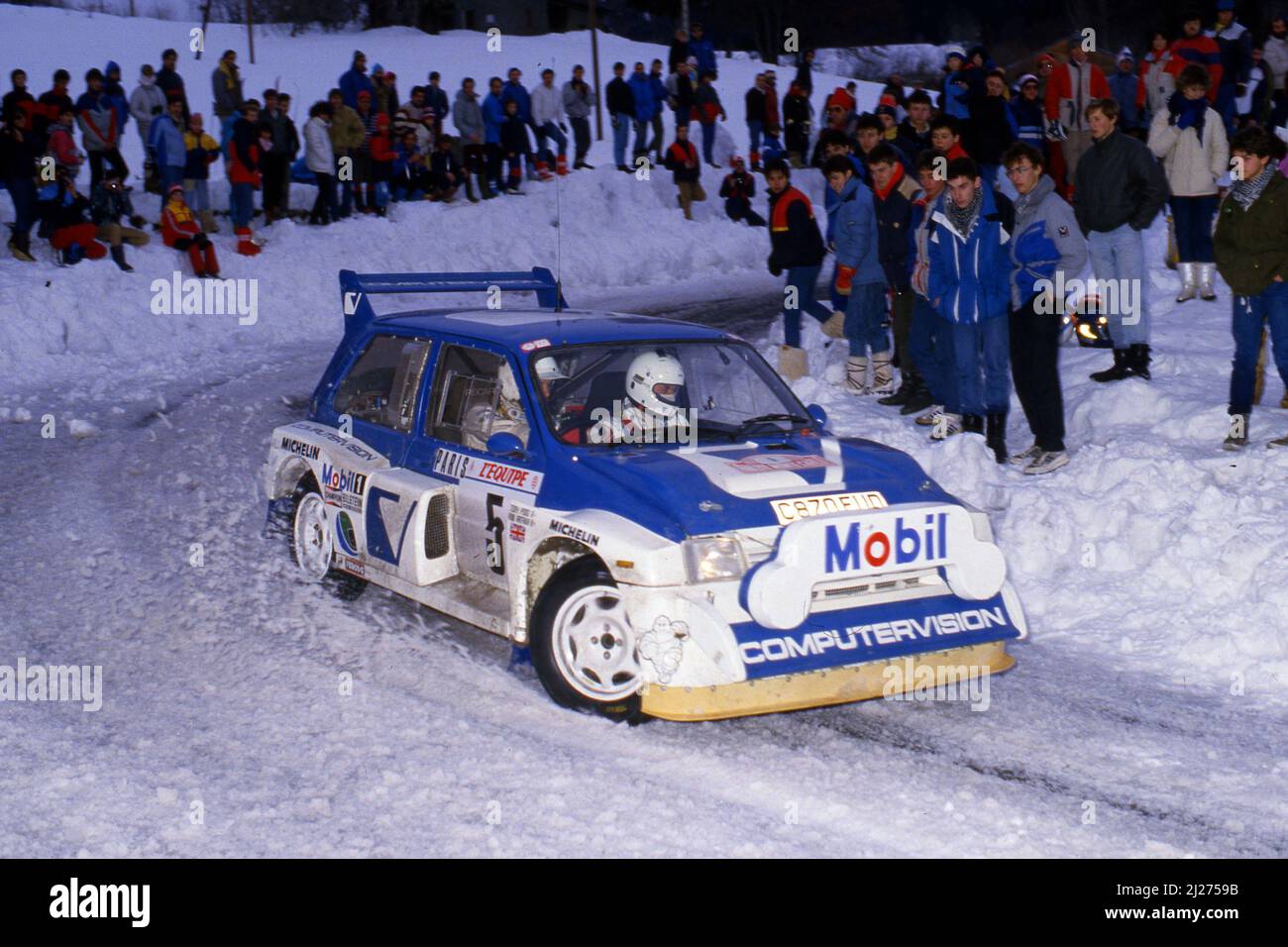 Tony Pond (GBR) Rob Arthur (GBR) Austin Rover MG Metro 6R4 GrB Austin ...