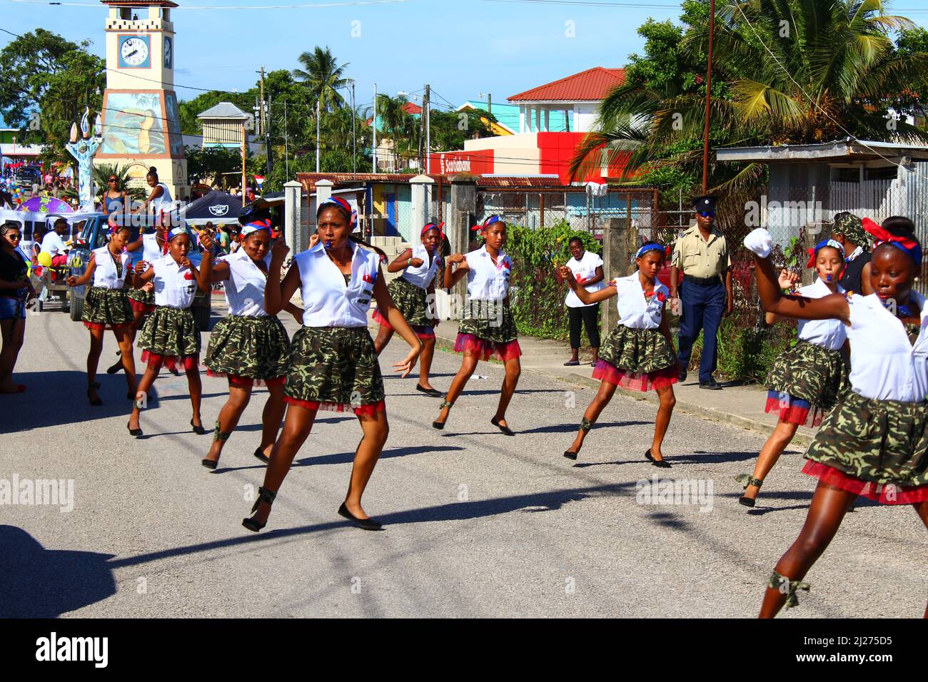 PUNTA GORDA, BELIZE - SEPTEMBER 10, 2015 St. George’s Caye Day ...