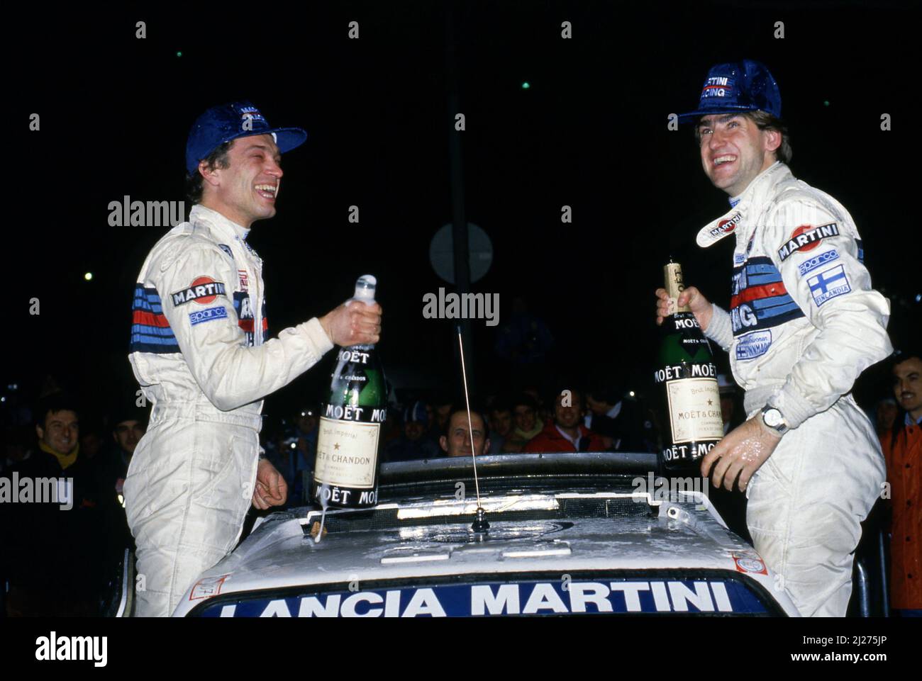Henri Toivonen (FIN) Sergio Cresto (USA) Lancia Delta S4 GrB Lancia ...