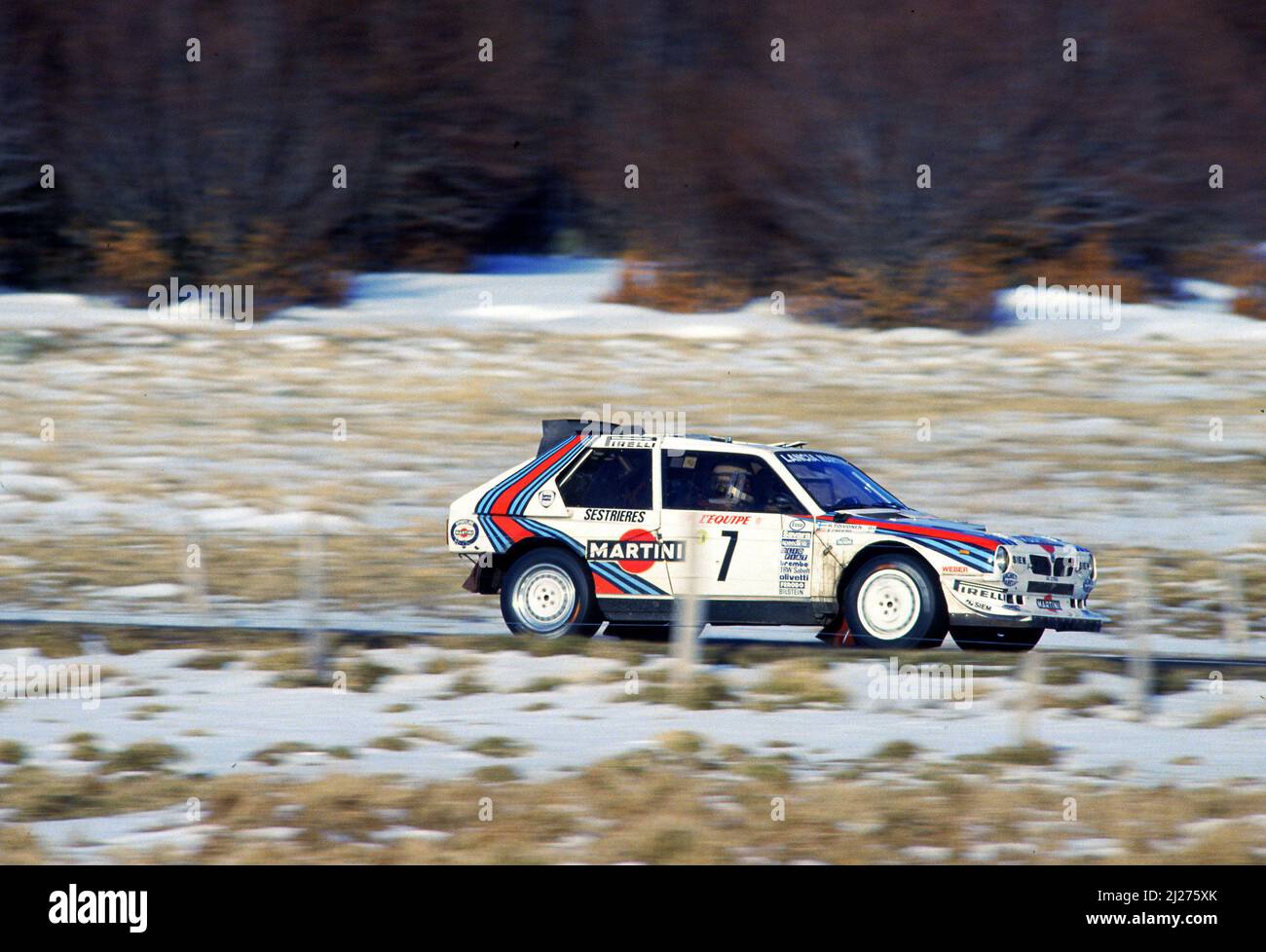 Henri Toivonen (FIN) Sergio Cresto (USA) Lancia Delta S4 GrB Lancia ...