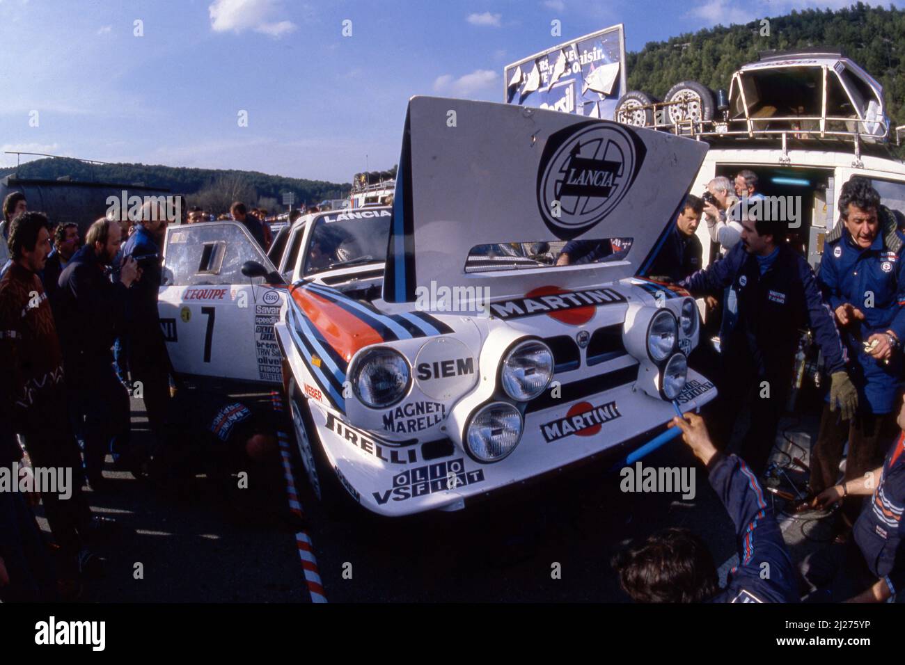 Henri Toivonen (FIN) Sergio Cresto (USA) Lancia Delta S4 GrB Lancia ...