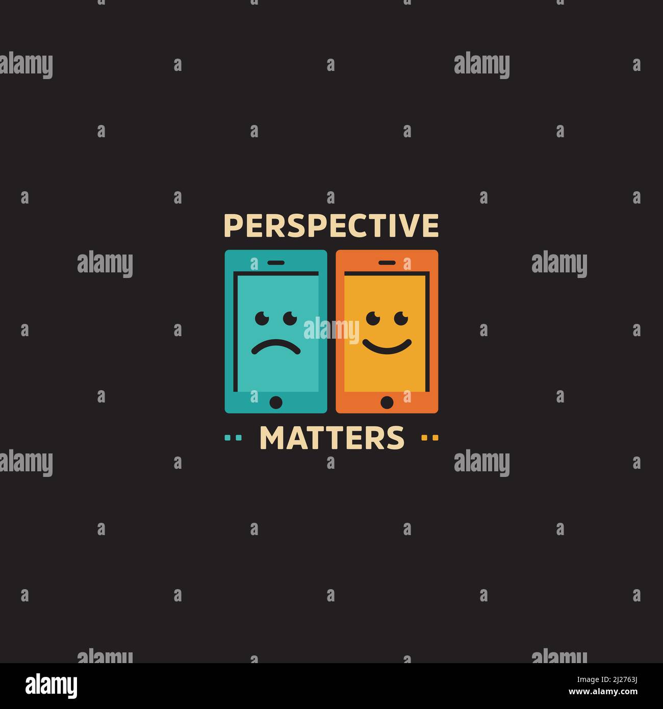 Perspective Matters graphic design Stock Vector Image & Art - Alamy