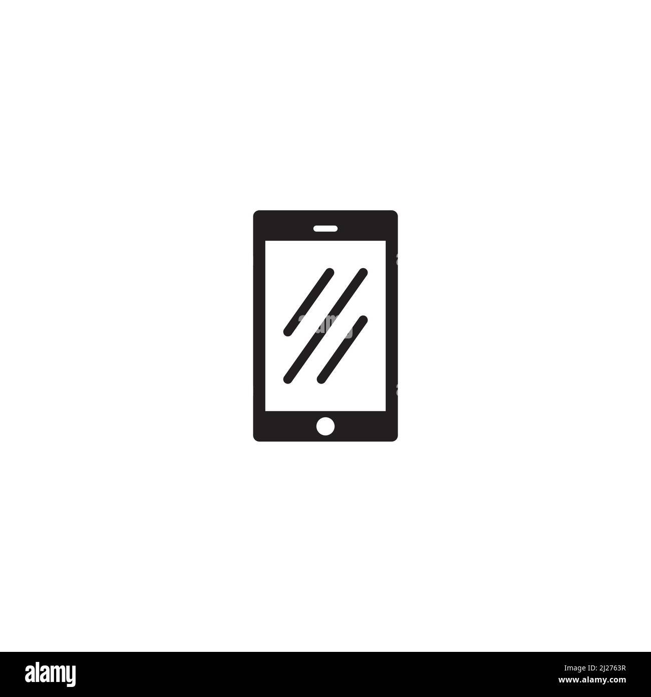 a simple Phone logo / icon design Stock Vector Image & Art - Alamy