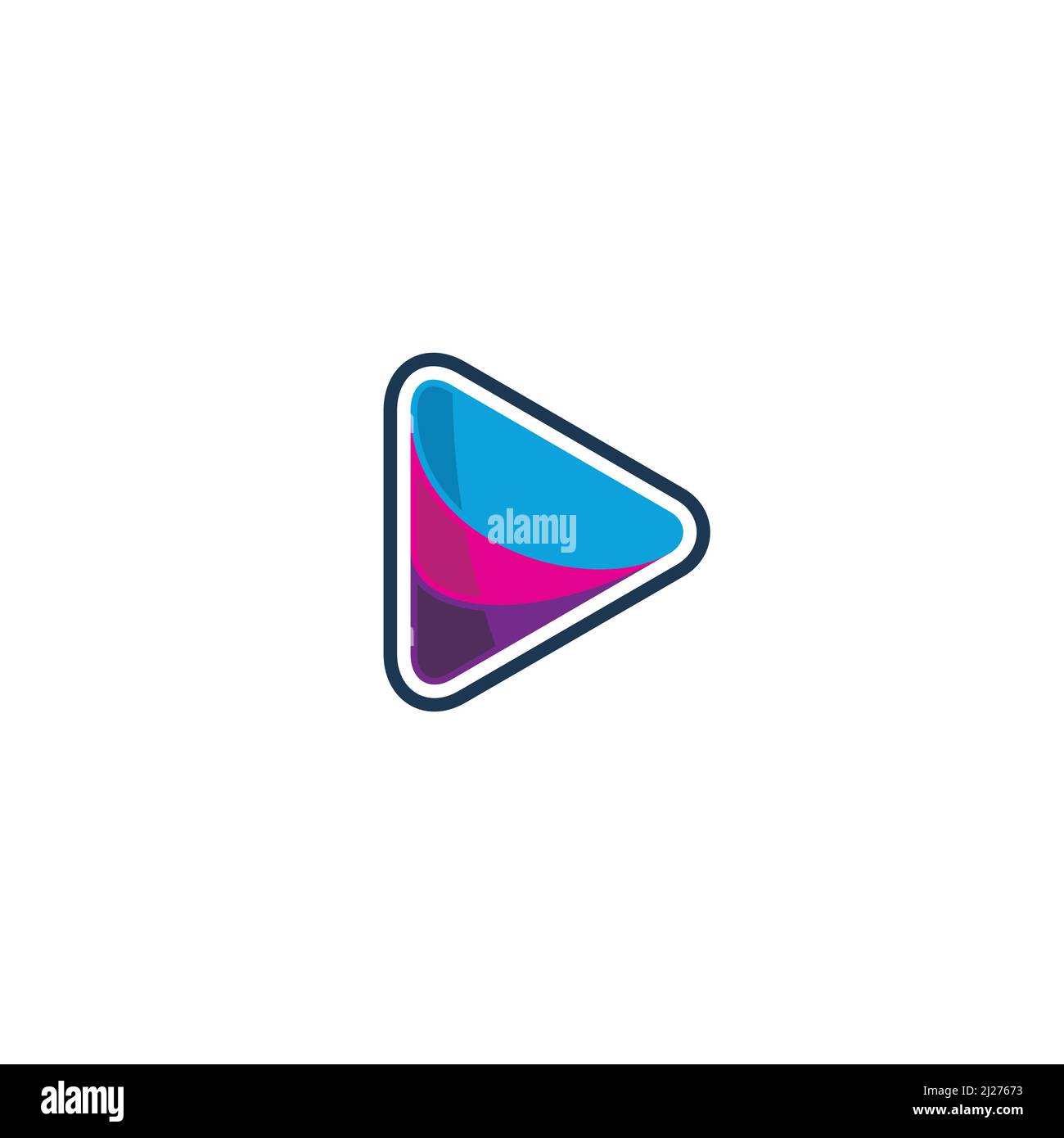 Play Symbol logo / icon design Stock Vector Image & Art - Alamy