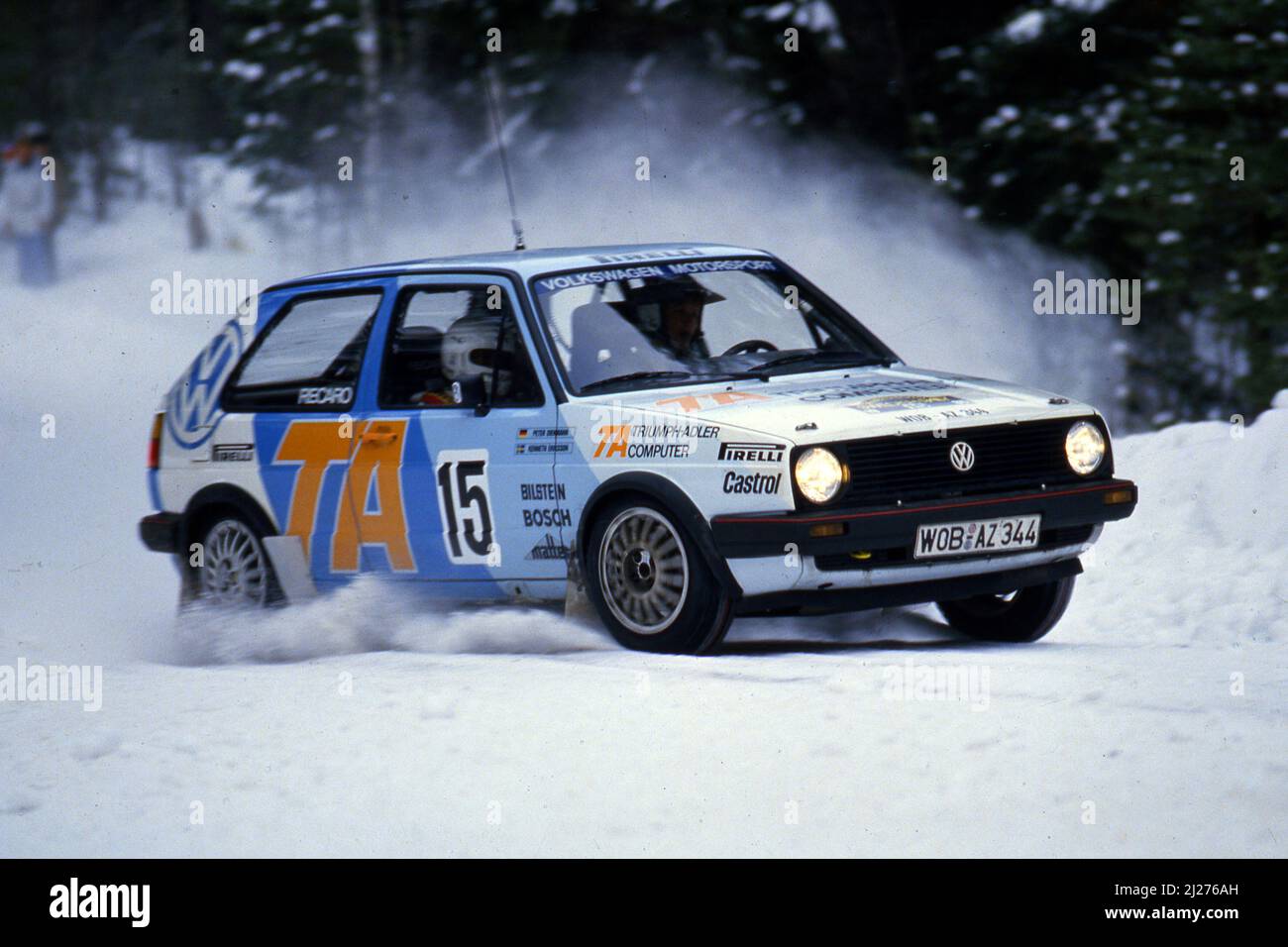Kenneth Eriksson (SWE) Peter Diekmann (GER) Volkswagen Golf Gti GrA ...