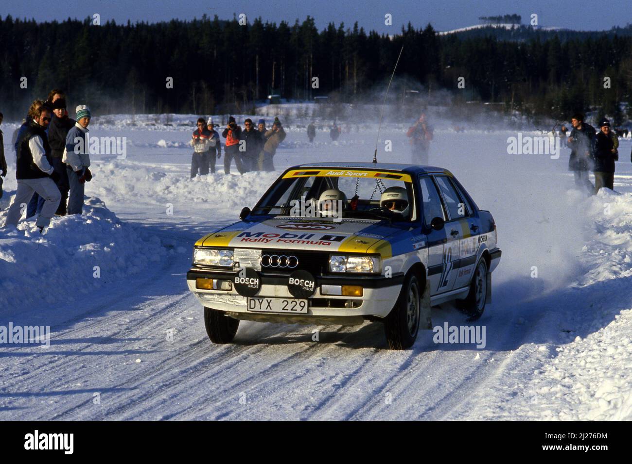 Mikael Ericsson (SWE) Reinhard Michel (GER) Audi 90 Quattro GrA Audi ...