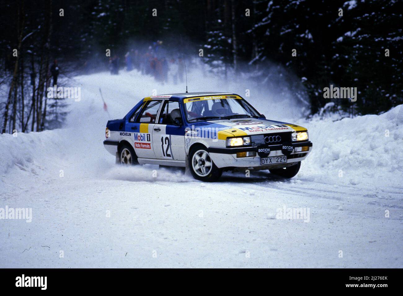 Mikael Ericsson (SWE) Reinhard Michel (GER) Audi 90 Quattro GrA Audi ...