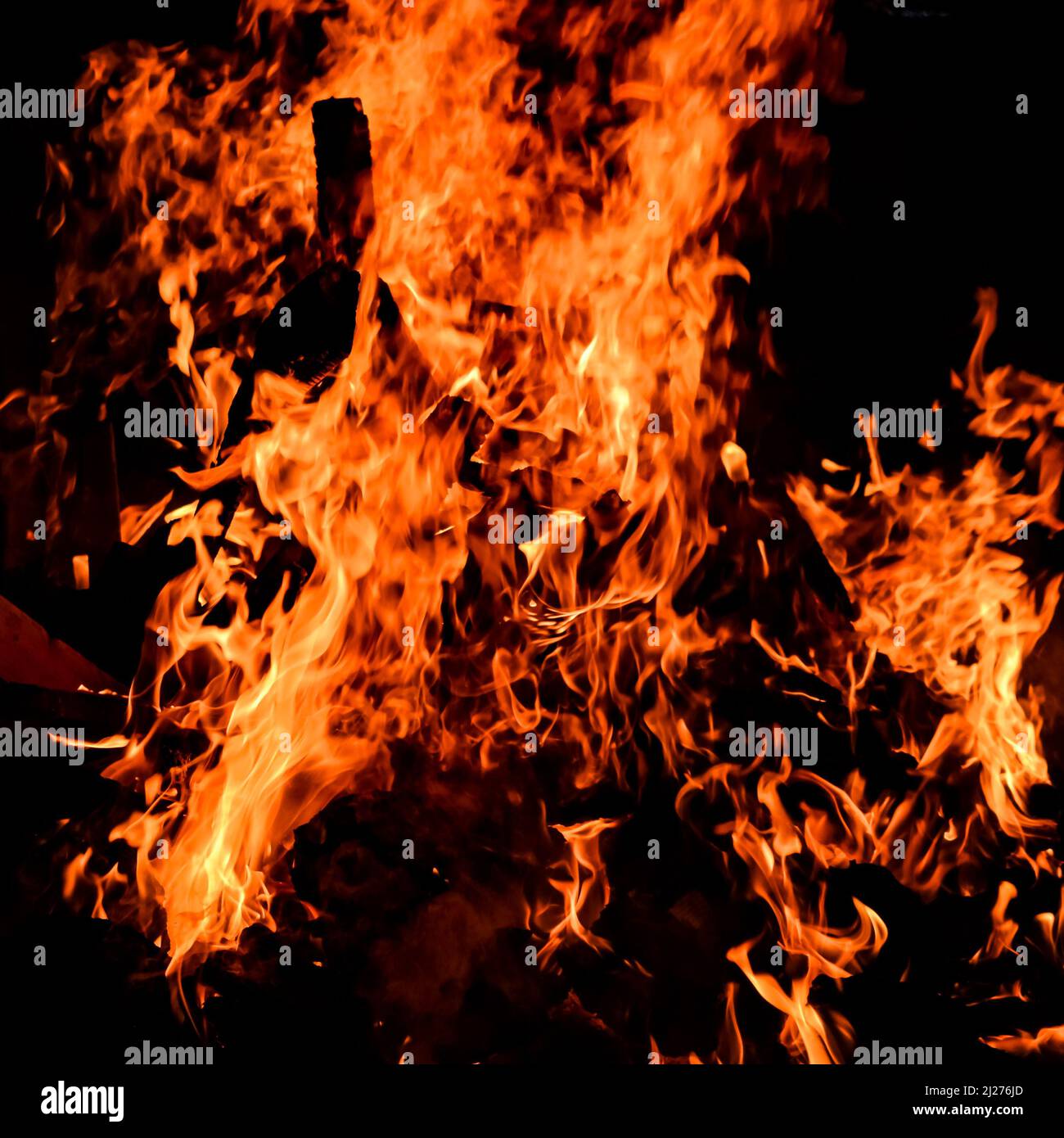 Fire flames on black background, Blaze fire flame texture background ...