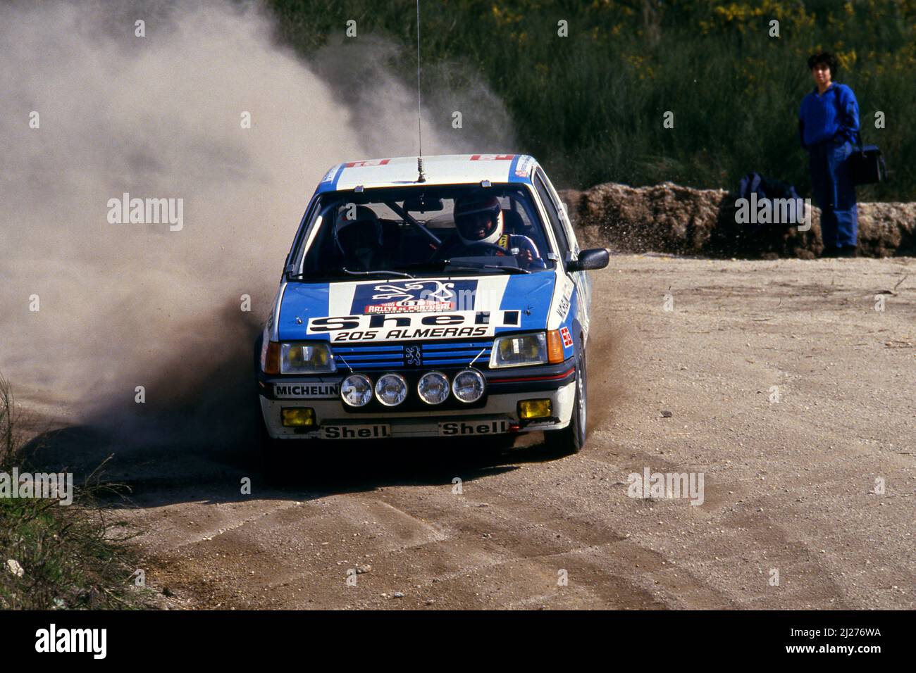 Jean Sebastian Couloumies (FRA) Claudine Causse (FRA) Peugeot 205 GTI ...