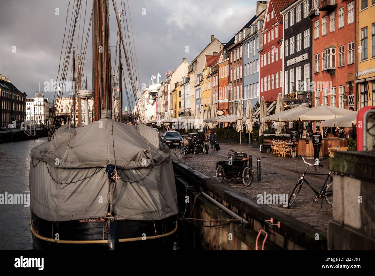 Pictures of daily life in the capital city of Denmark, Copenhagen Stock ...