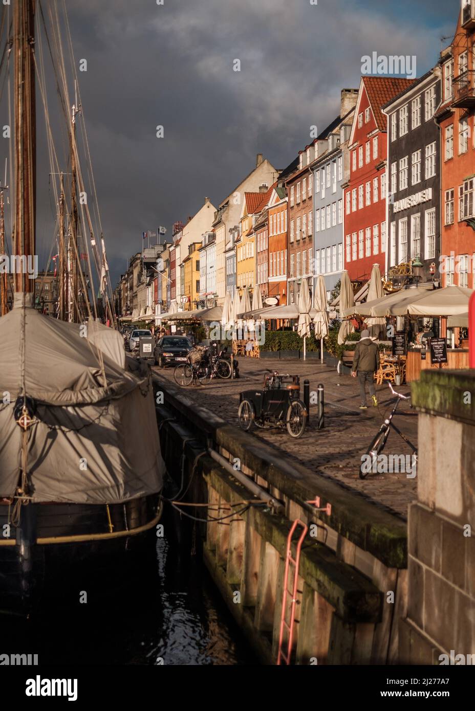 Pictures of daily life in the capital city of Denmark, Copenhagen Stock ...