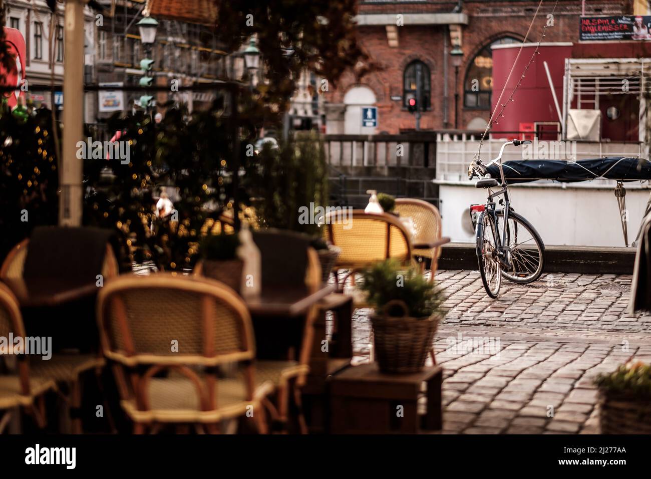Pictures of daily life in the capital city of Denmark, Copenhagen Stock ...