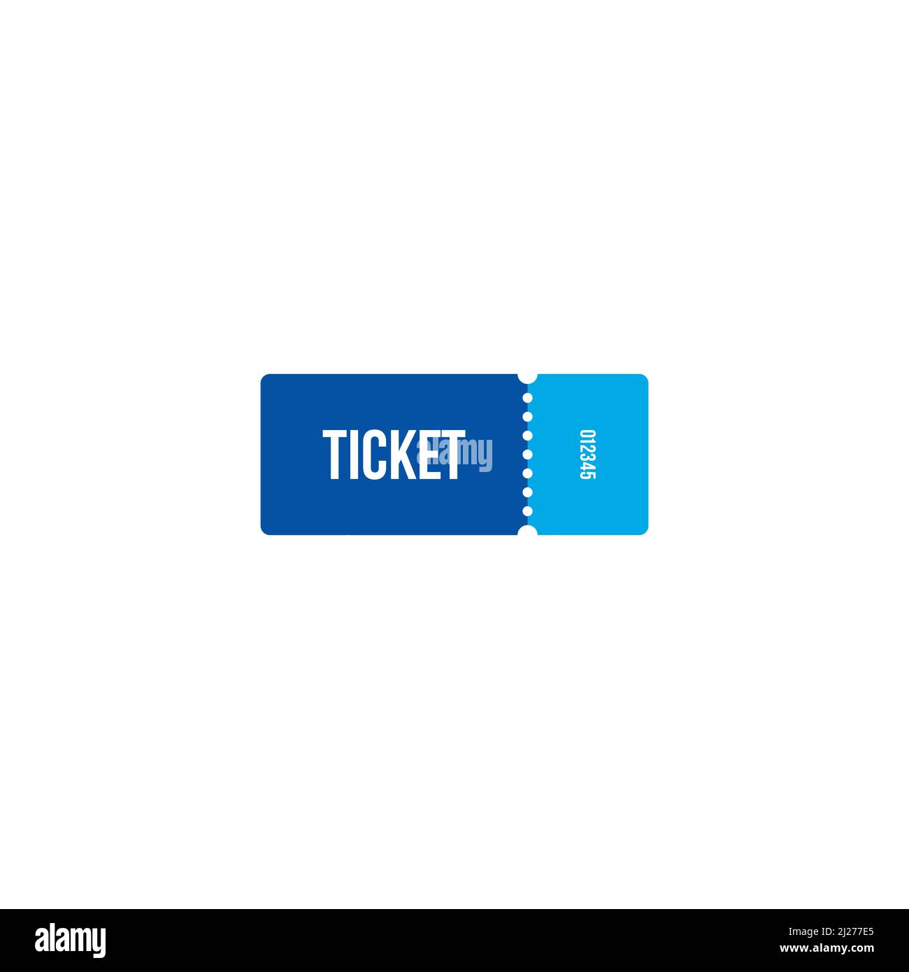 Ticket logo or icon design Stock Vector Image & Art - Alamy