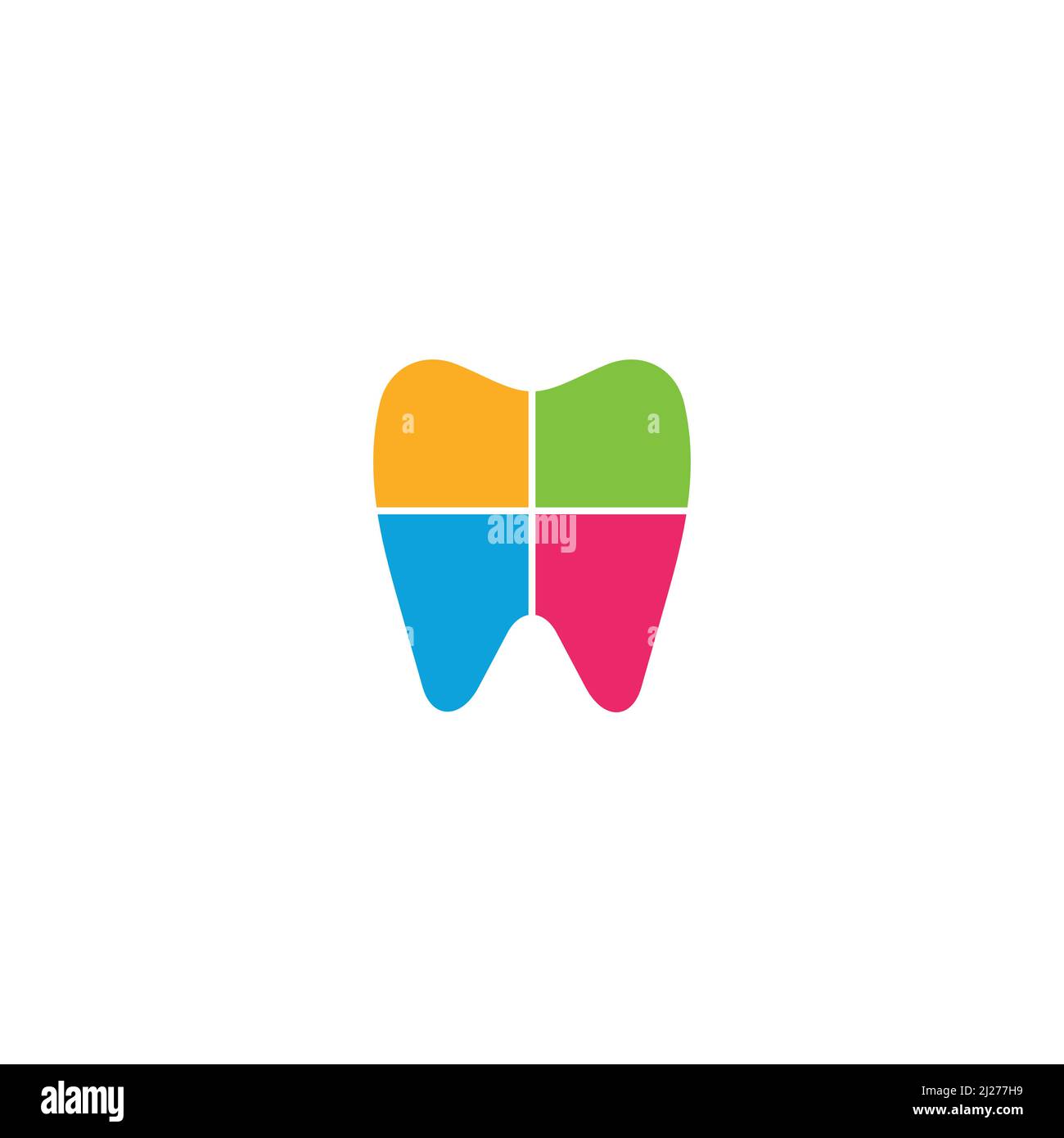 Tooth logo or icon design Stock Vector Image & Art - Alamy