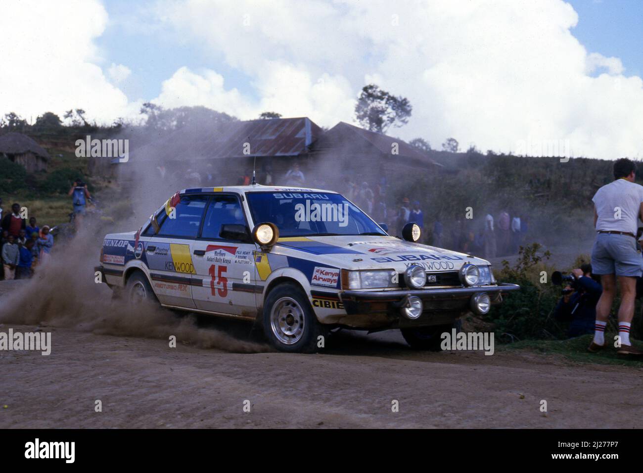 Possum Bourne (NZ) Mike Fletcher (NZ) Subaru RX Turbo GrA Fuji Heavy ...