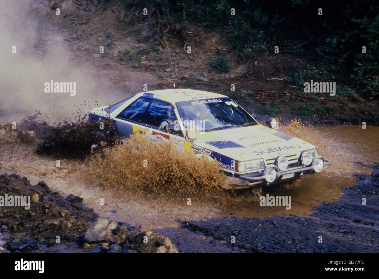 Possum Bourne (NZ) Mike Fletcher (NZ) Subaru RX Turbo GrA Fuji Heavy ...