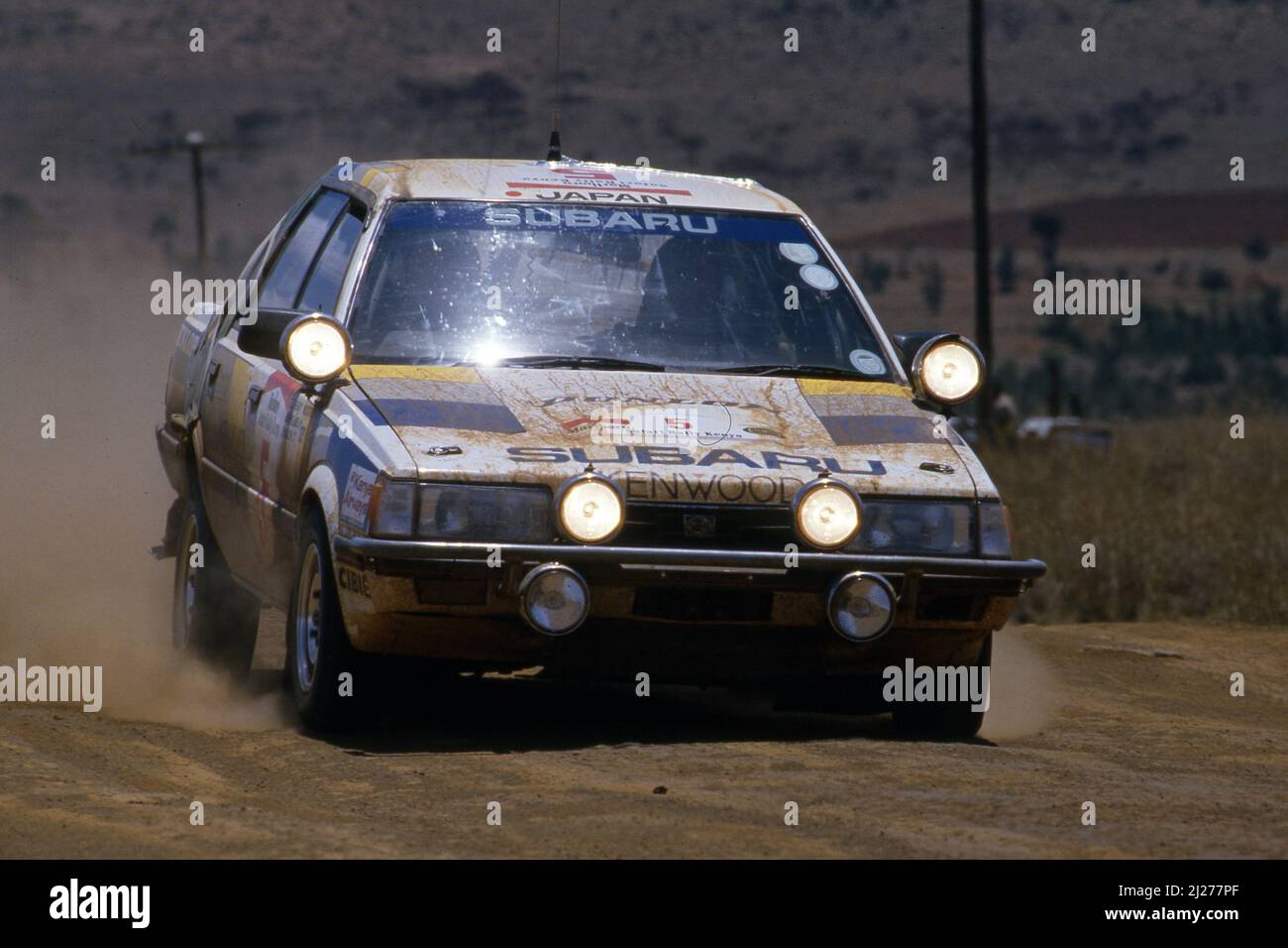 Mike Kirkland (EAK) Robin Nixon (EAK) Subaru RX Turbo GrA Fuji Heavy ...