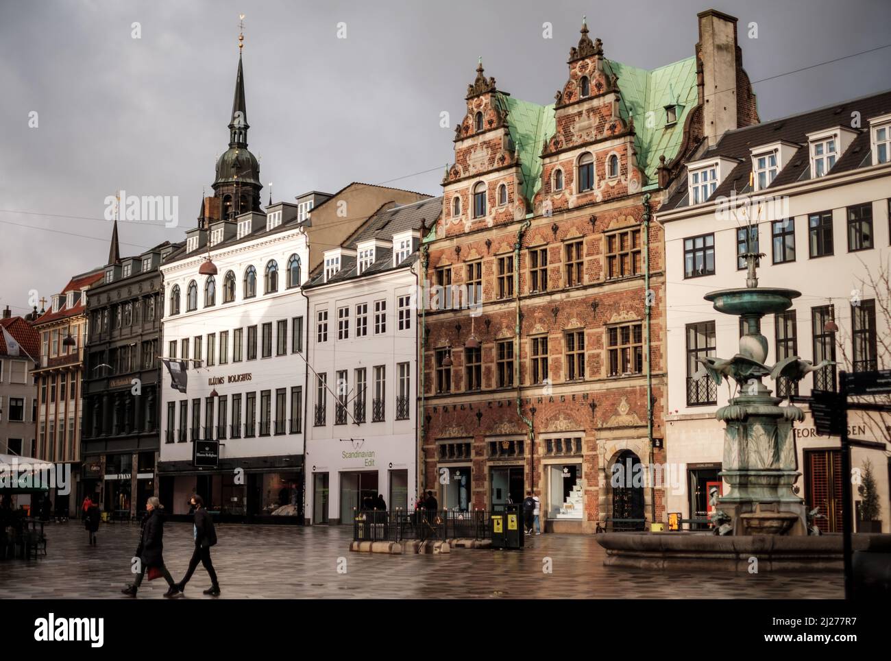 Pictures of daily life in the capital city of Denmark, Copenhagen Stock ...