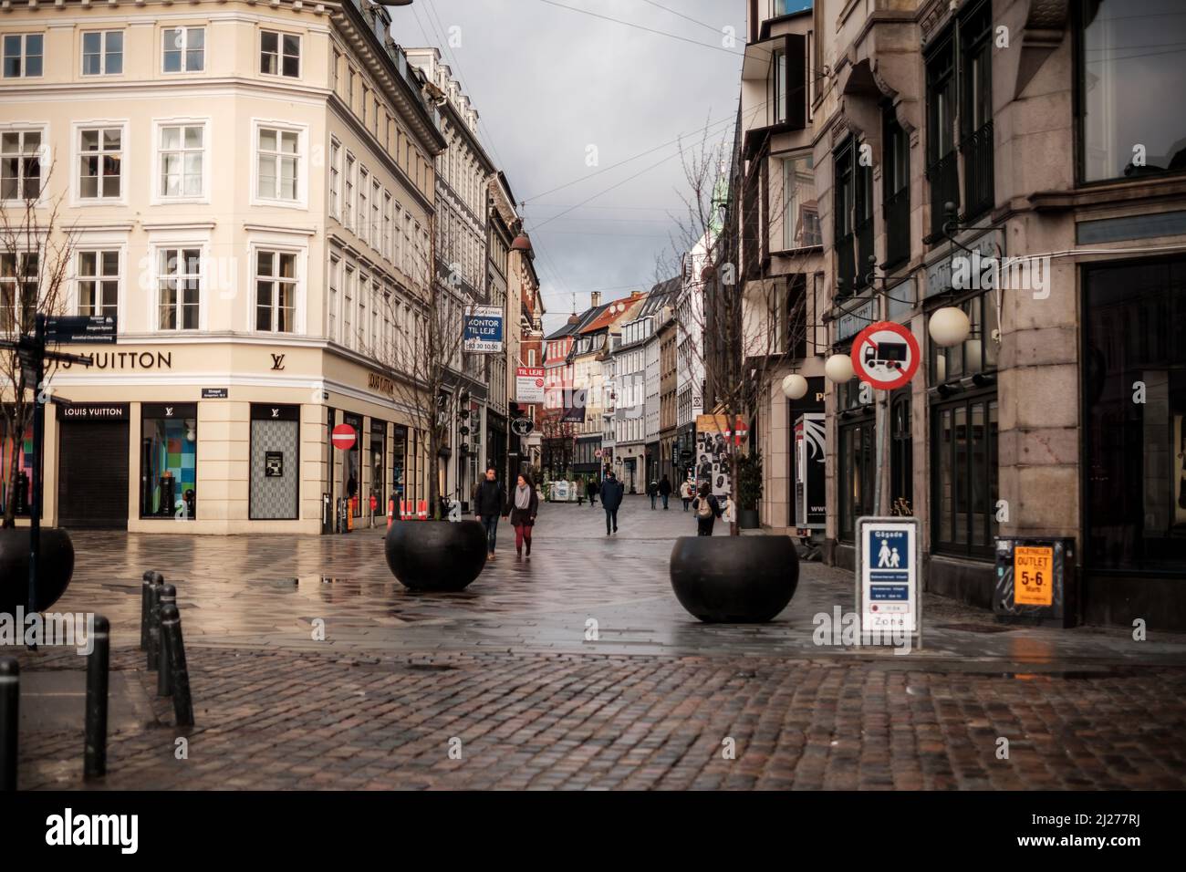 Pictures of daily life in the capital city of Denmark, Copenhagen Stock ...