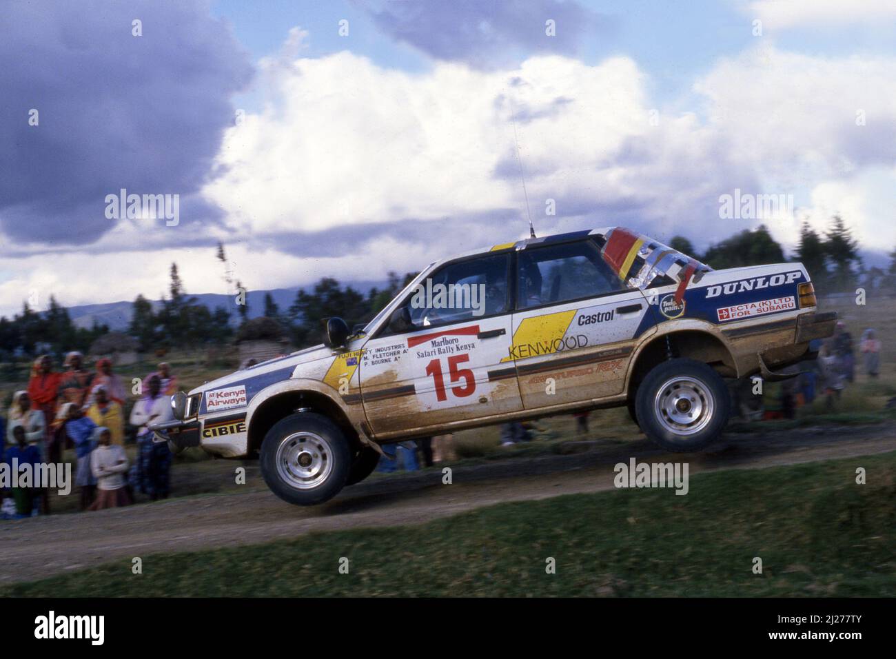 Possum Bourne (NZ) Mike Fletcher (NZ) Subaru RX Turbo GrA Fuji Heavy ...