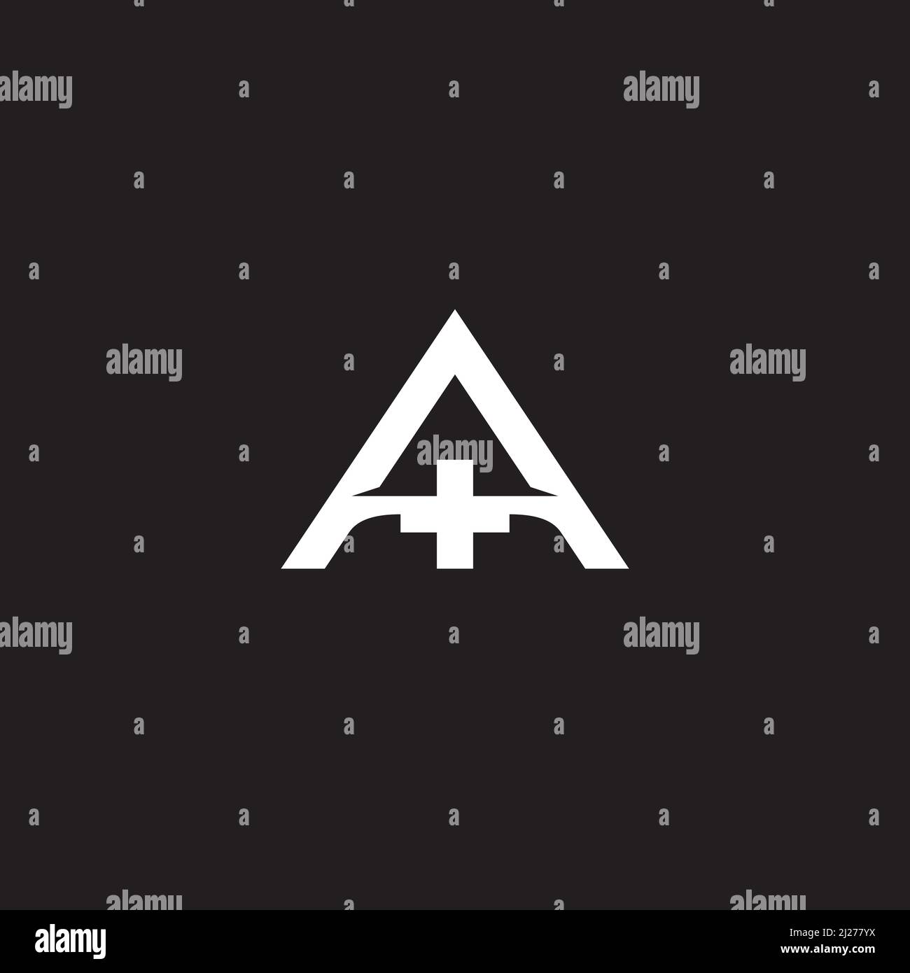 Triangle and Medical Cross logo or icon design Stock Vector Image & Art ...