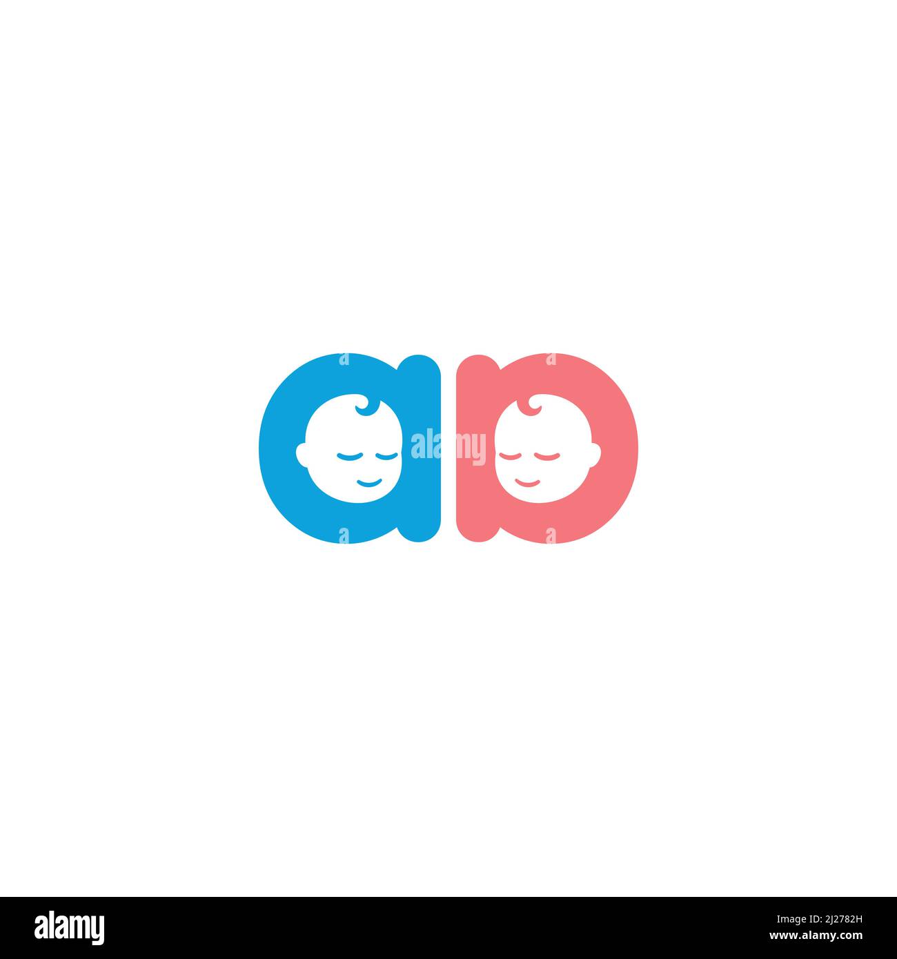 Identical twins twin Stock Vector Images - Alamy
