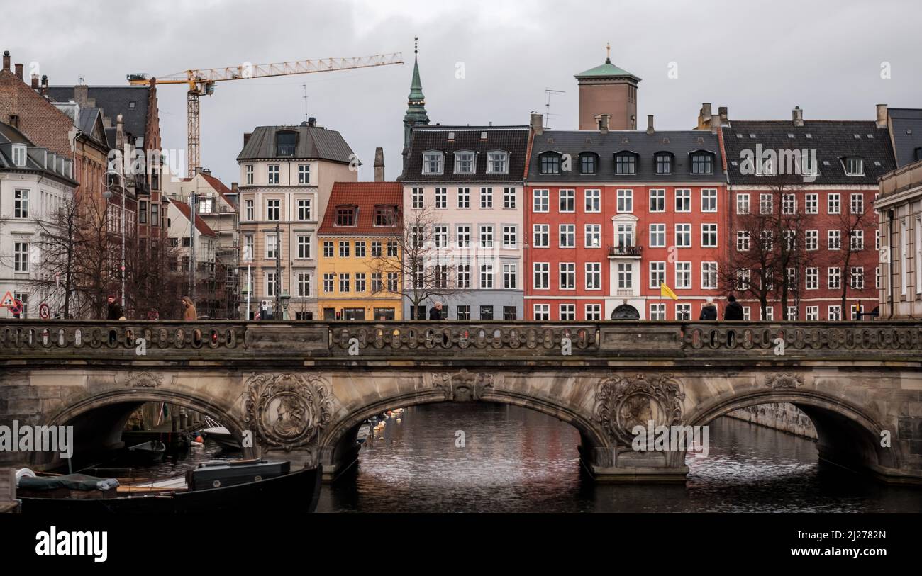 Pictures of daily life in the capital city of Denmark, Copenhagen Stock ...