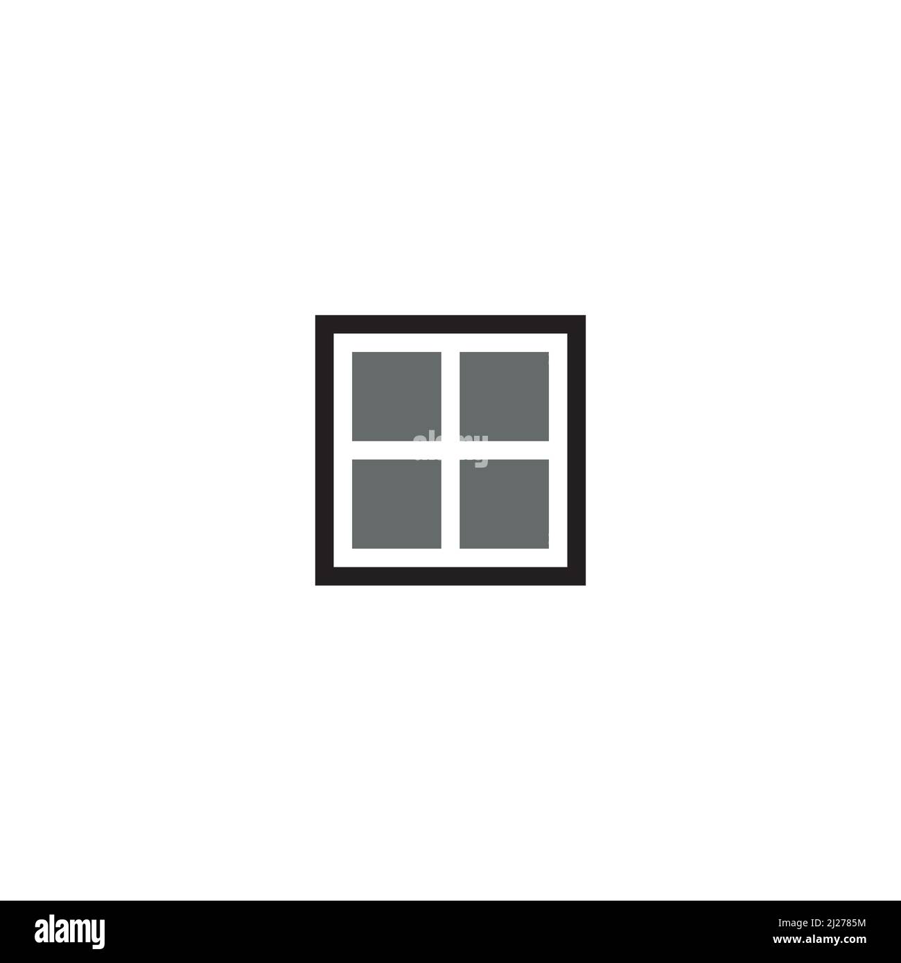 Window logo or icon design Stock Vector Image & Art - Alamy