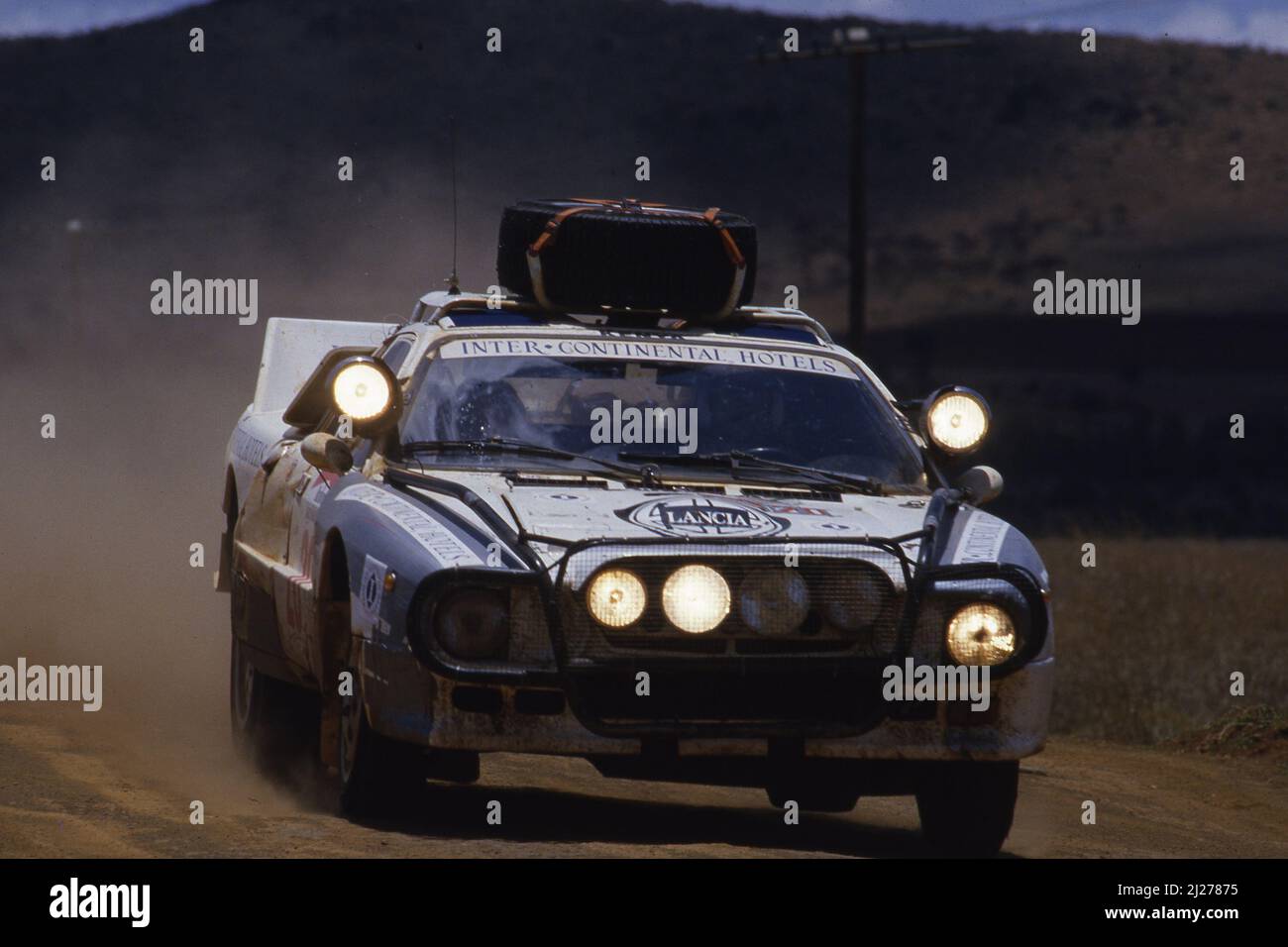 Greg Criticos (EAK) Marzio Kravos (EAK) Lancia Rally 037 GrB Lancia ...