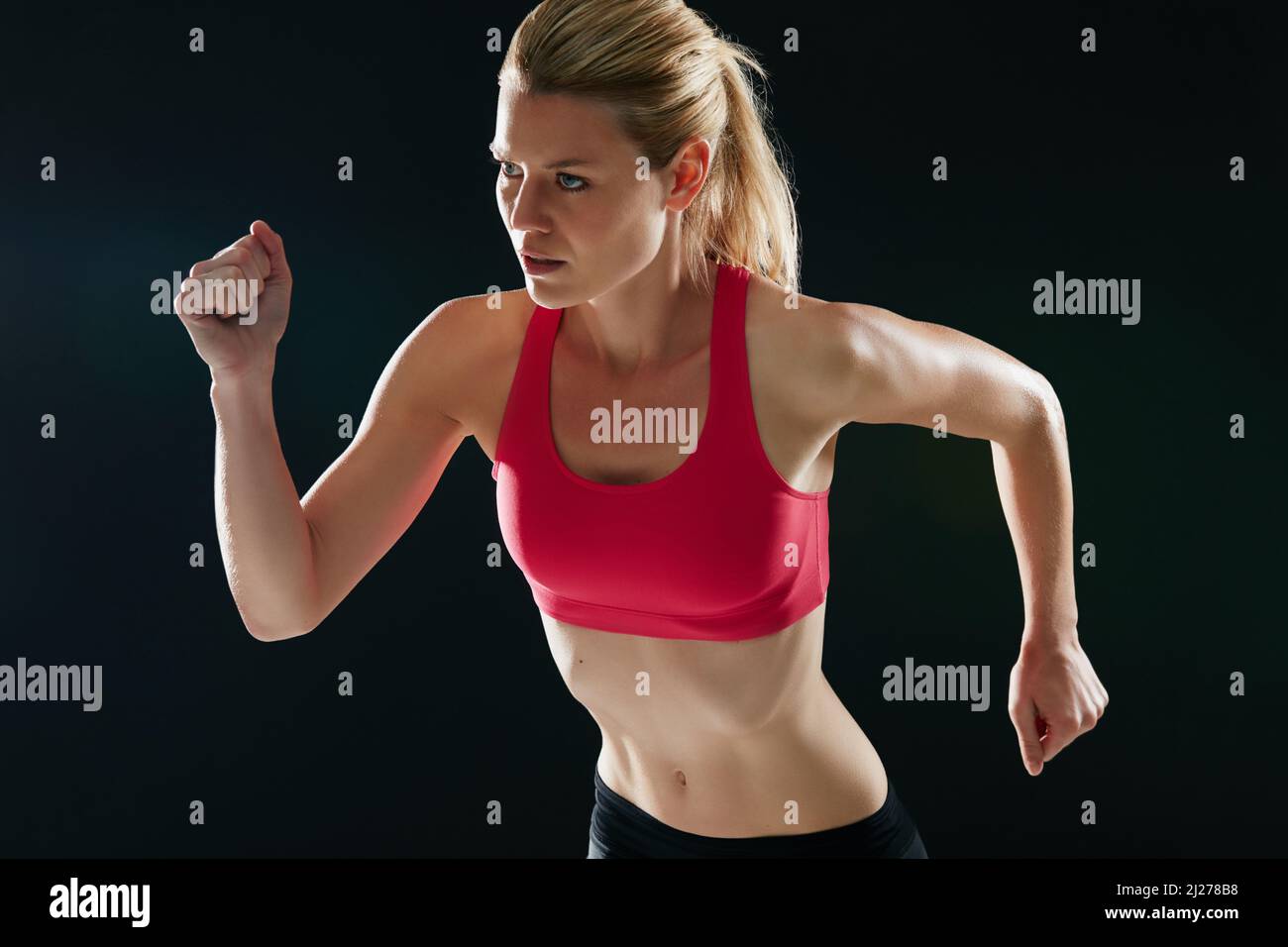 Female sprinter hi-res stock photography and images - Alamy