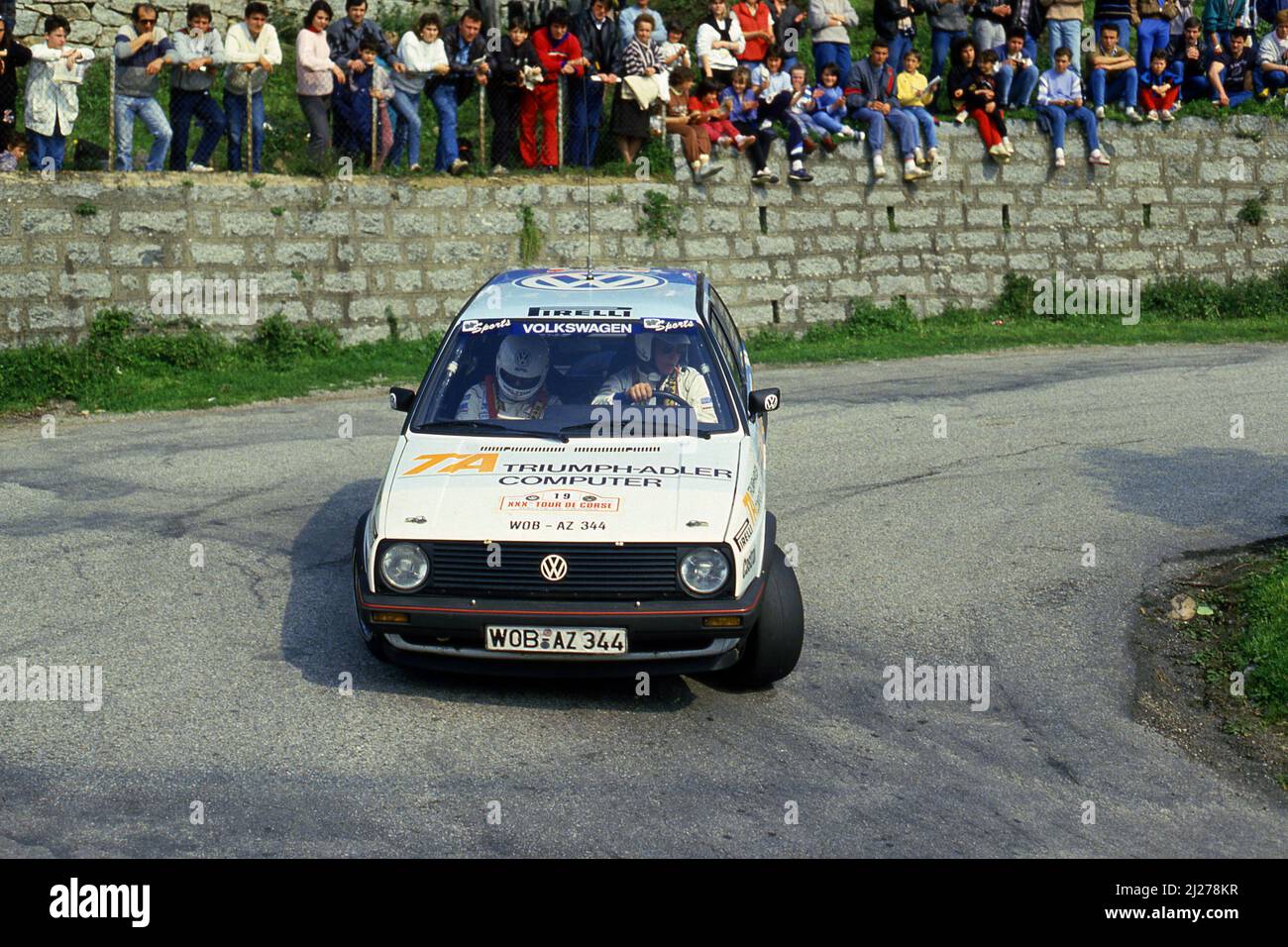 Kenneth Eriksson (SWE) Peter Diekmann (GER) Volkswagen Golf Gti GrA ...