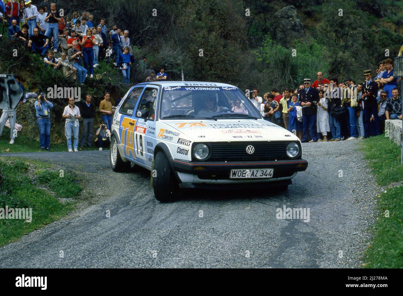 Kenneth Eriksson (SWE) Peter Diekmann (GER) Volkswagen Golf Gti GrA ...
