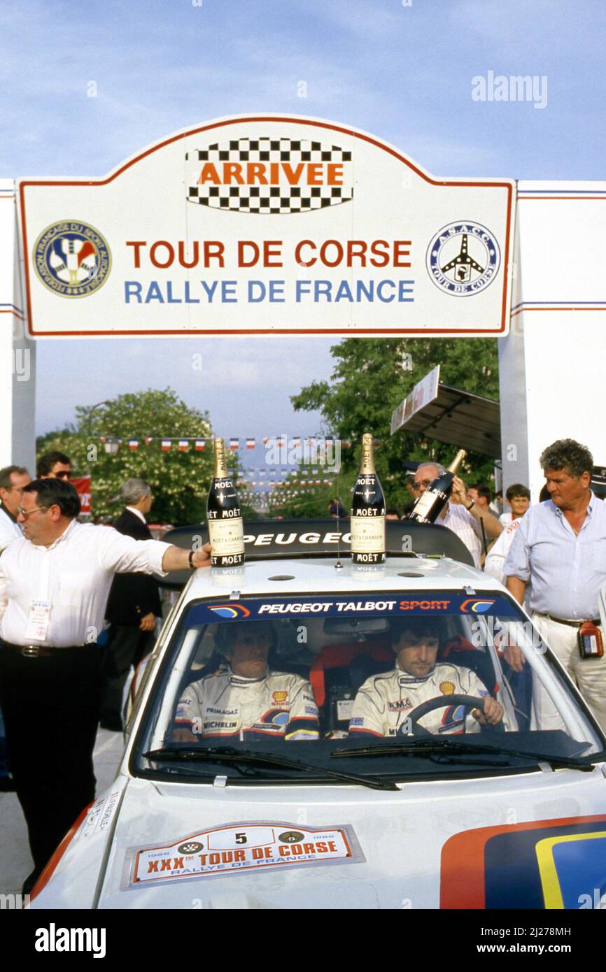 Bruno Saby (FRA) Jean Francois Fauchille (FRA) Peugeot 205 T16 E2 GrB Peugeot Talbot Sport 1st ...