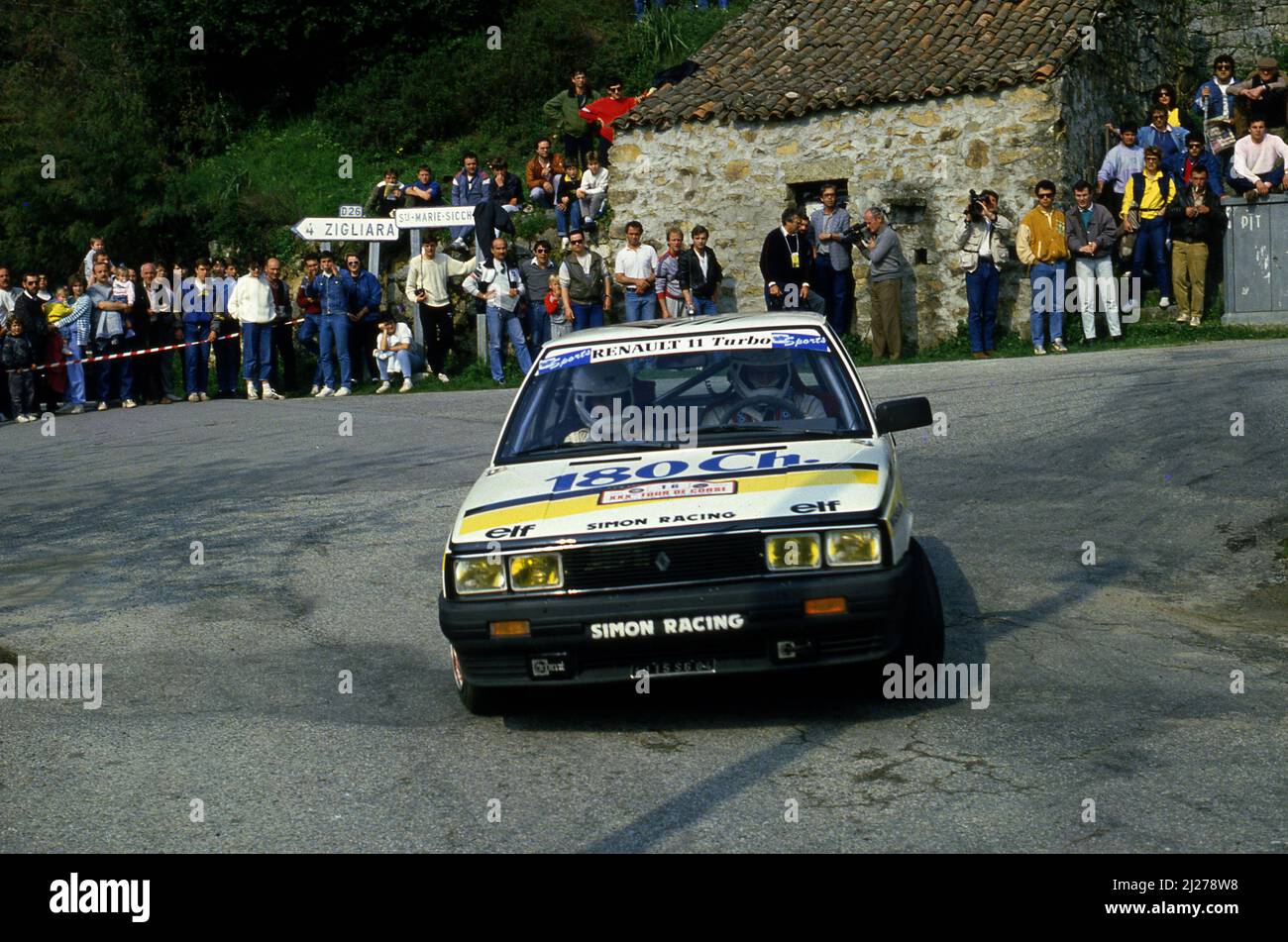 Alain Oreille (FRA) Sylvie Oreille (FRA) Renault 11 Turbo 180 Ch GrA ...