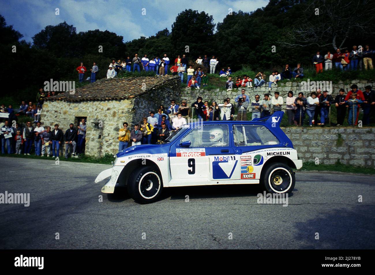 Malcolm Wilson (GBR) Nigel Harris (GBR) Austin Rover MG Metro 6R4 GrB ...