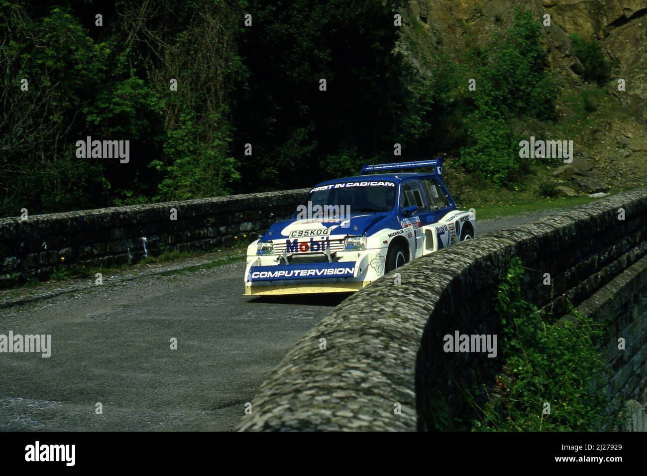 Tony Pond (GBR) Rob Arthur (GBR) Austin Rover MG Metro 6R4 GrB Austin ...