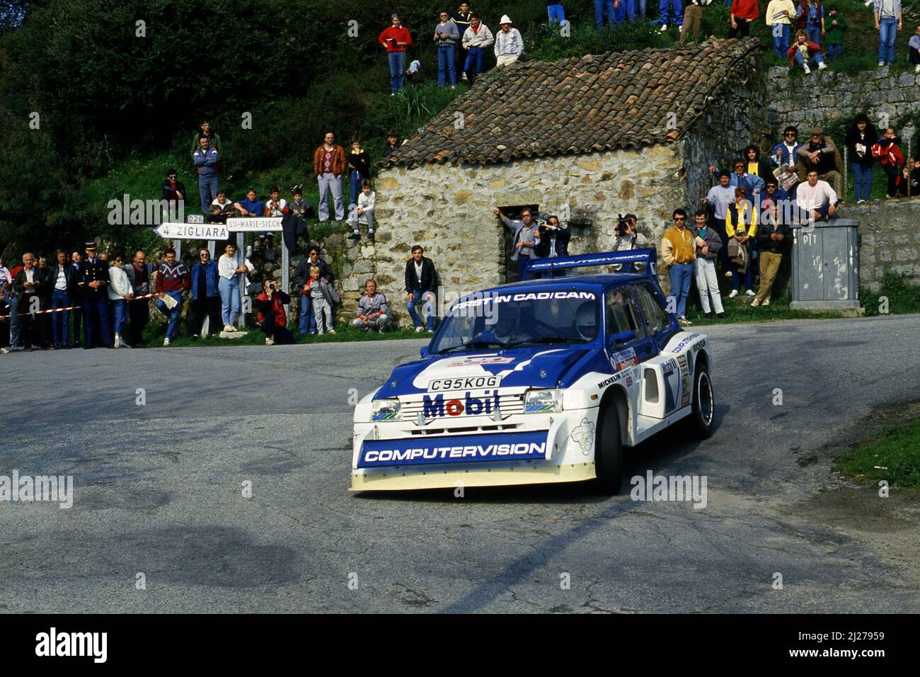 Tony Pond (GBR) Rob Arthur (GBR) Austin Rover MG Metro 6R4 GrB Austin ...
