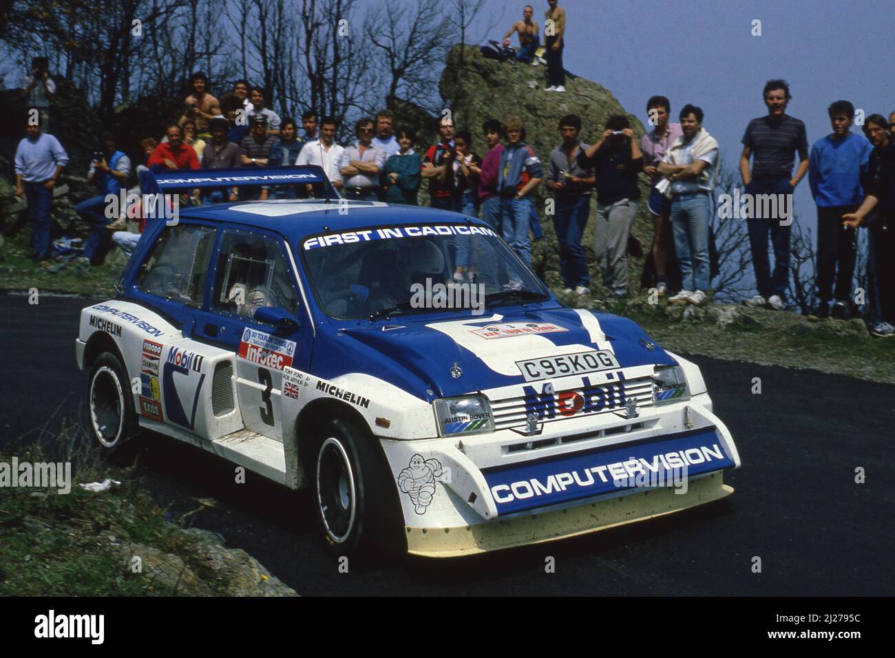 Tony Pond (GBR) Rob Arthur (GBR) Austin Rover MG Metro 6R4 GrB Austin ...