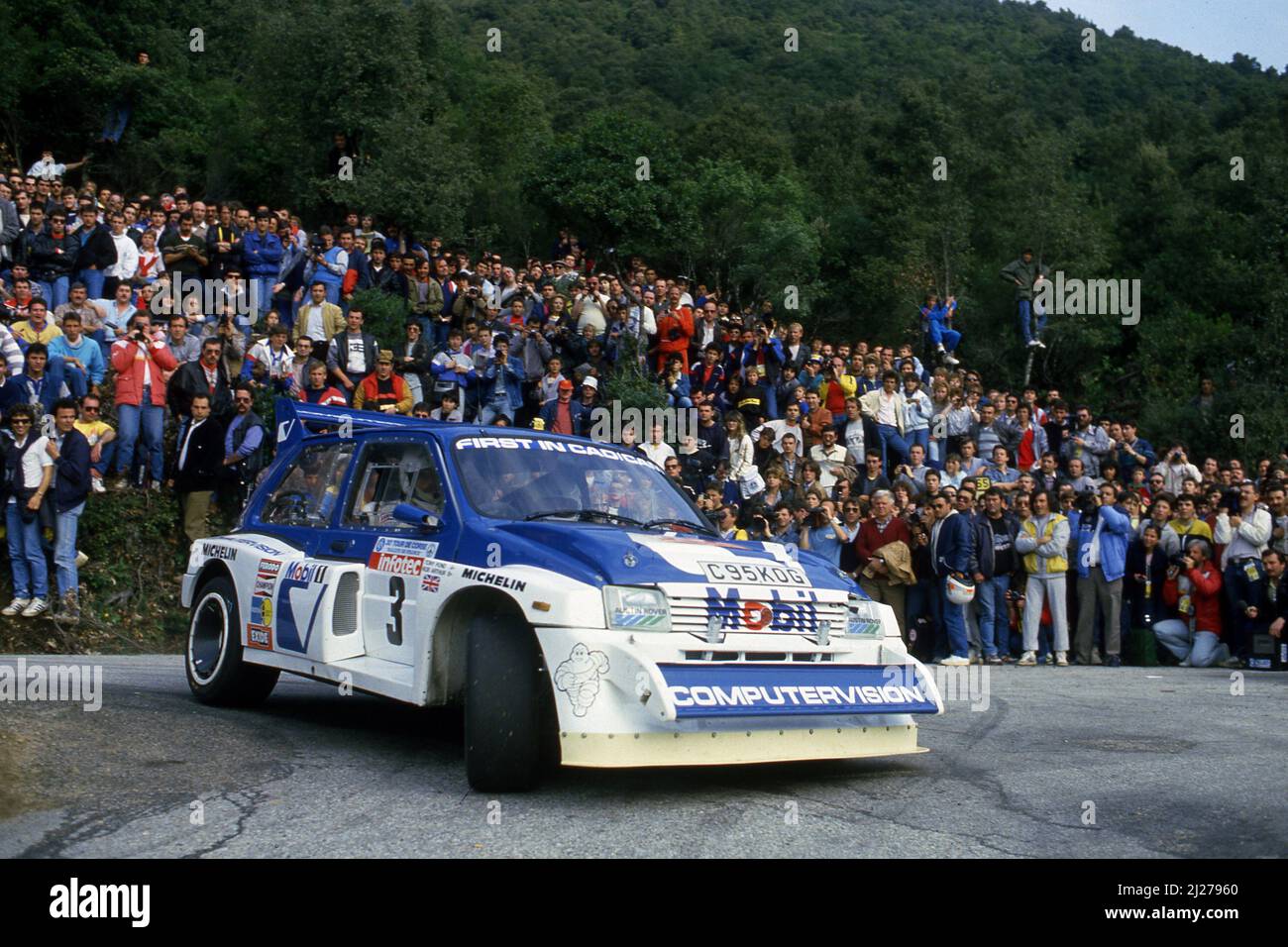Tony Pond (GBR) Rob Arthur (GBR) Austin Rover MG Metro 6R4 GrB Austin ...
