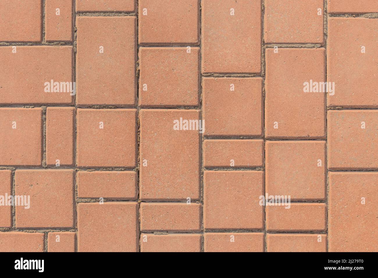 Orange sidewalk tile street stone city road abstract urban pattern ...